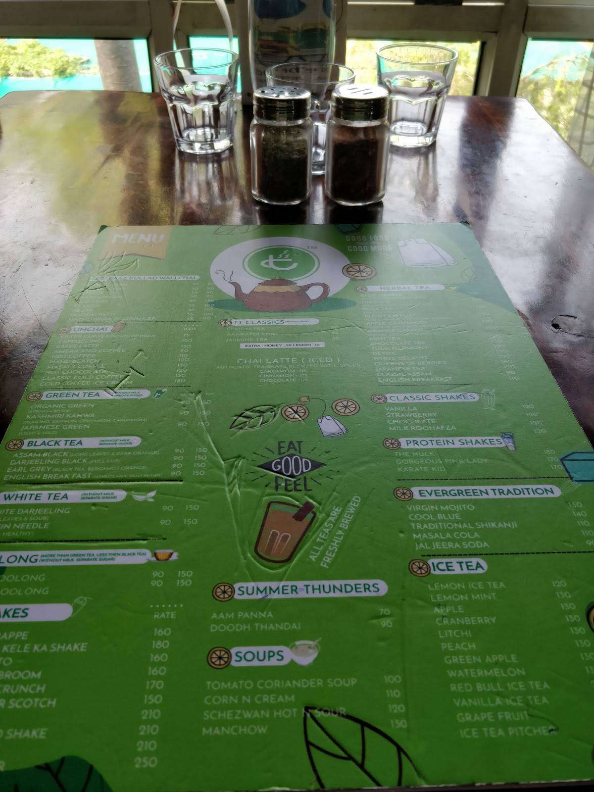 Menu at Art cafe Tibara by Tea Tradition, Jaipur, SB-1