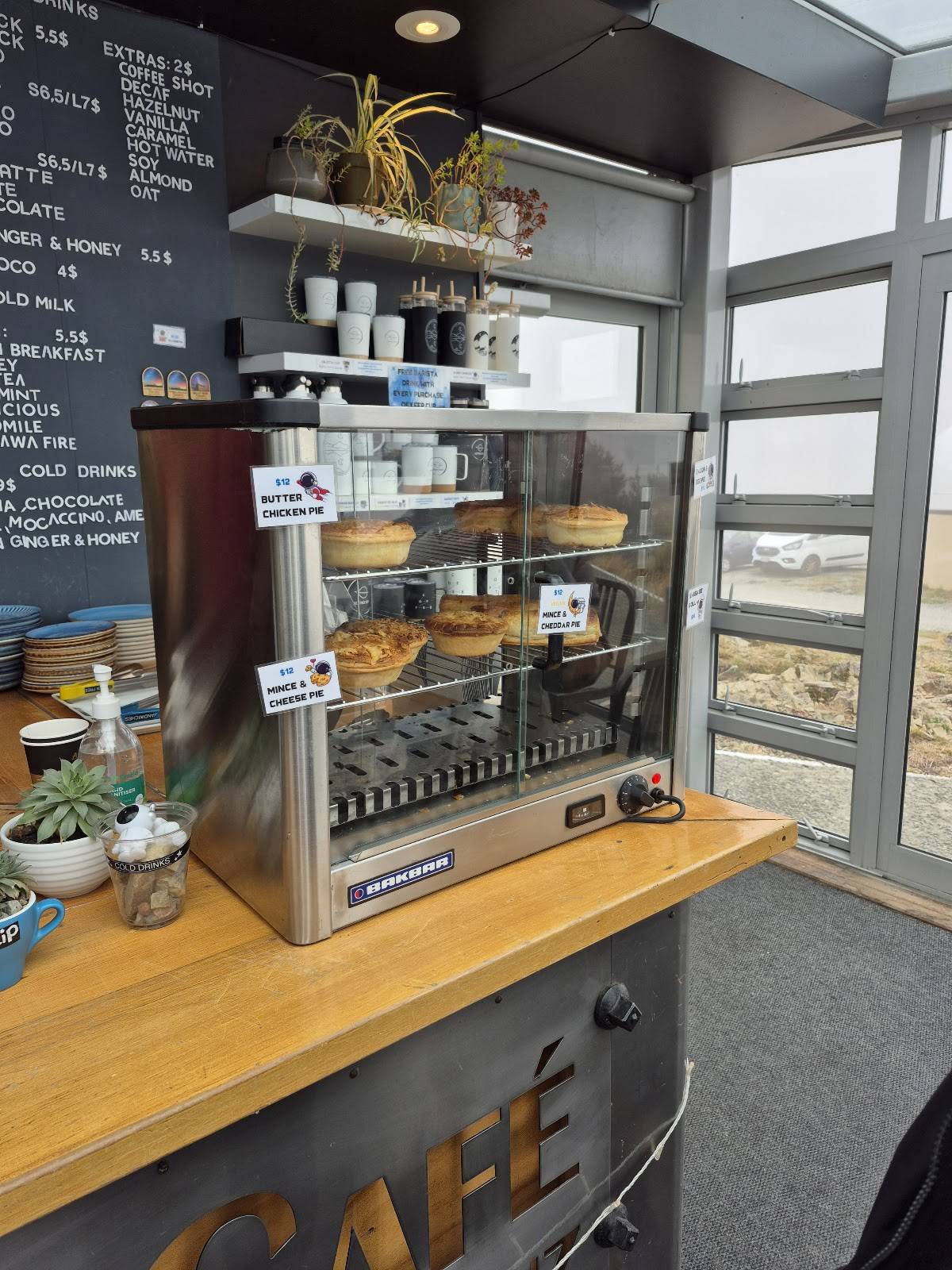 Menu at Astro Cafe, Lake Tekapo