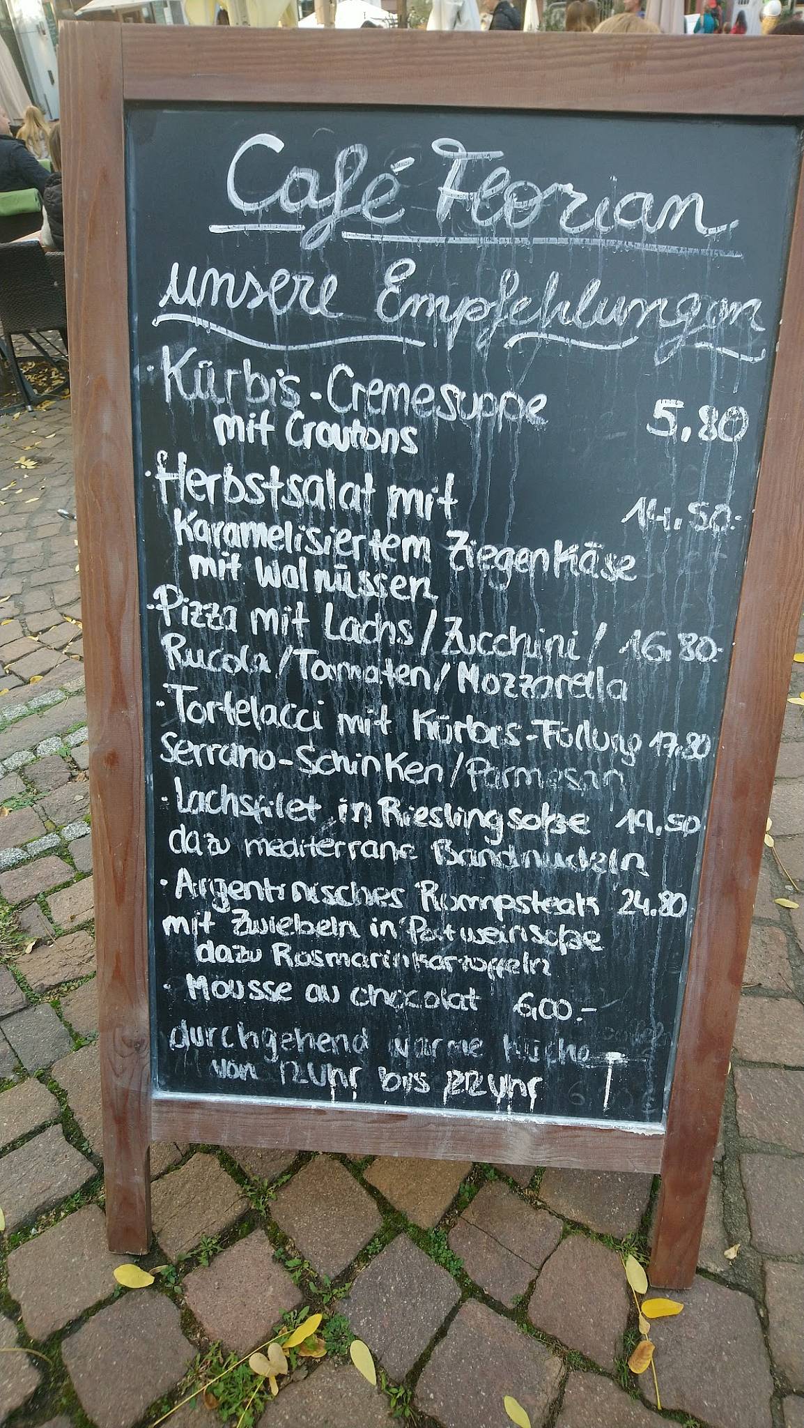 Speisekarte von Café Florian cafe, Weinheim