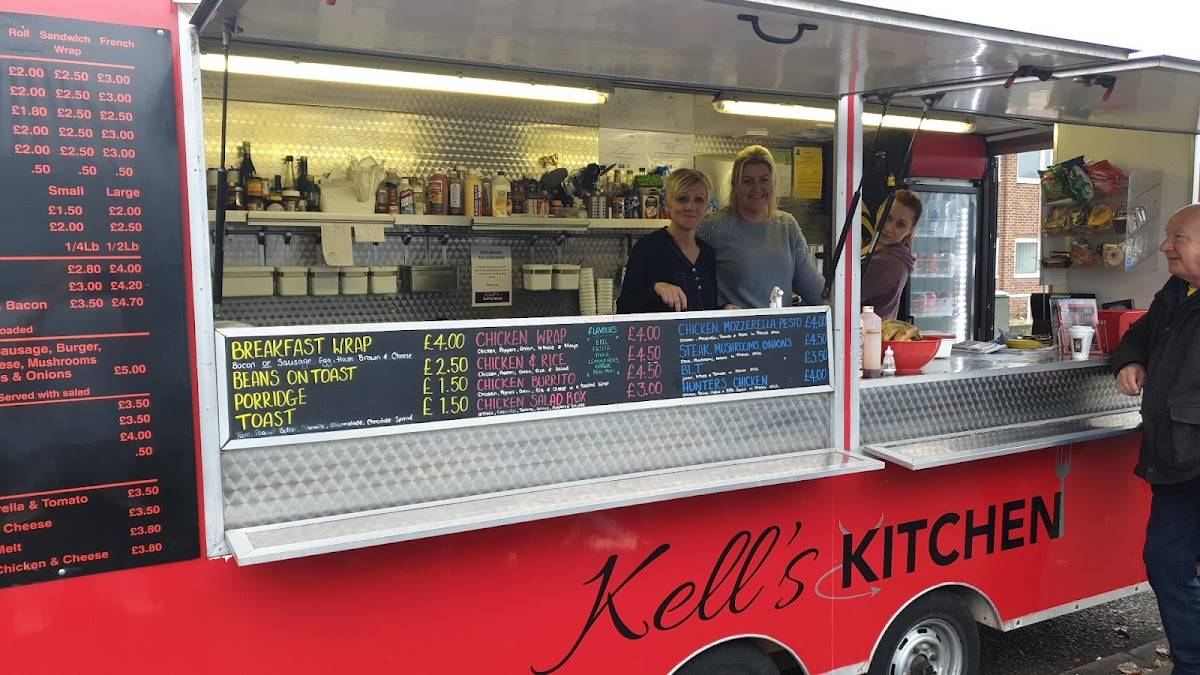 Menu at Kell's Kitchen cafe, Waltham Cross