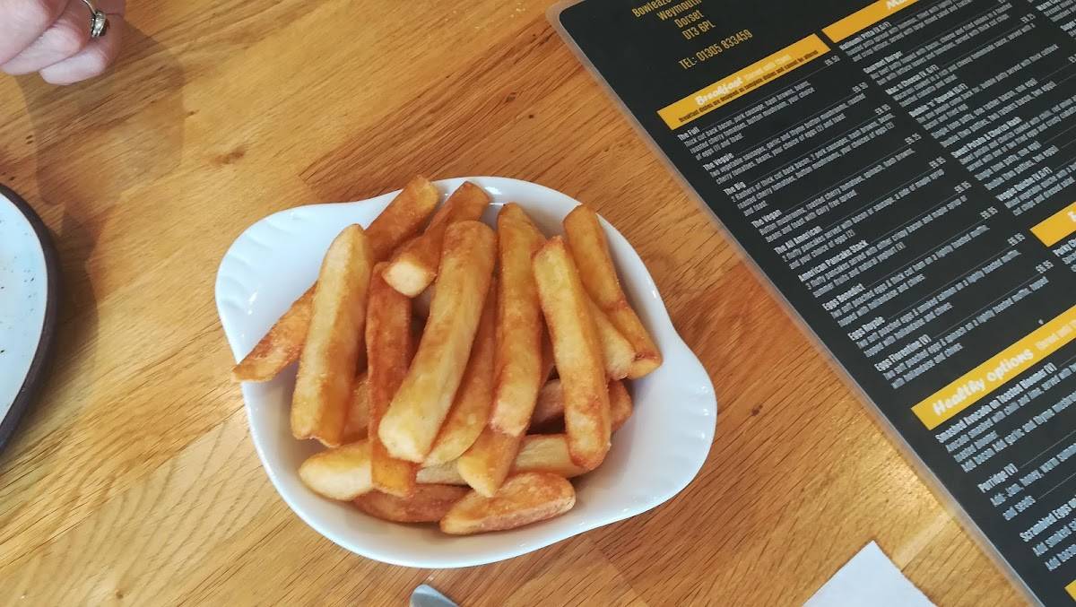 Menu at Lookout Cafe, Weymouth