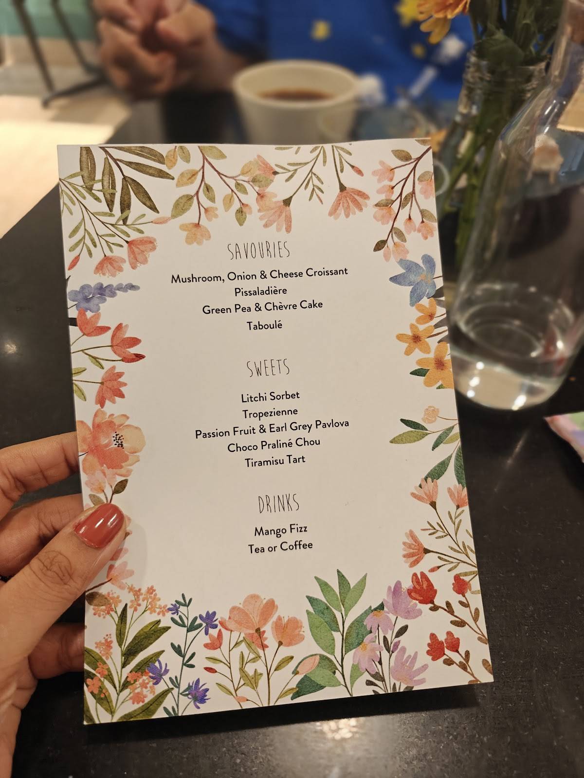 Menu at Café Plume, Bengaluru, 5