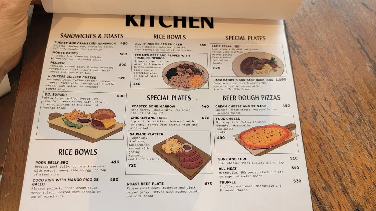 Menu at Single Origin - Rockwell cafe, Makati, 28 Amorsolo Dr