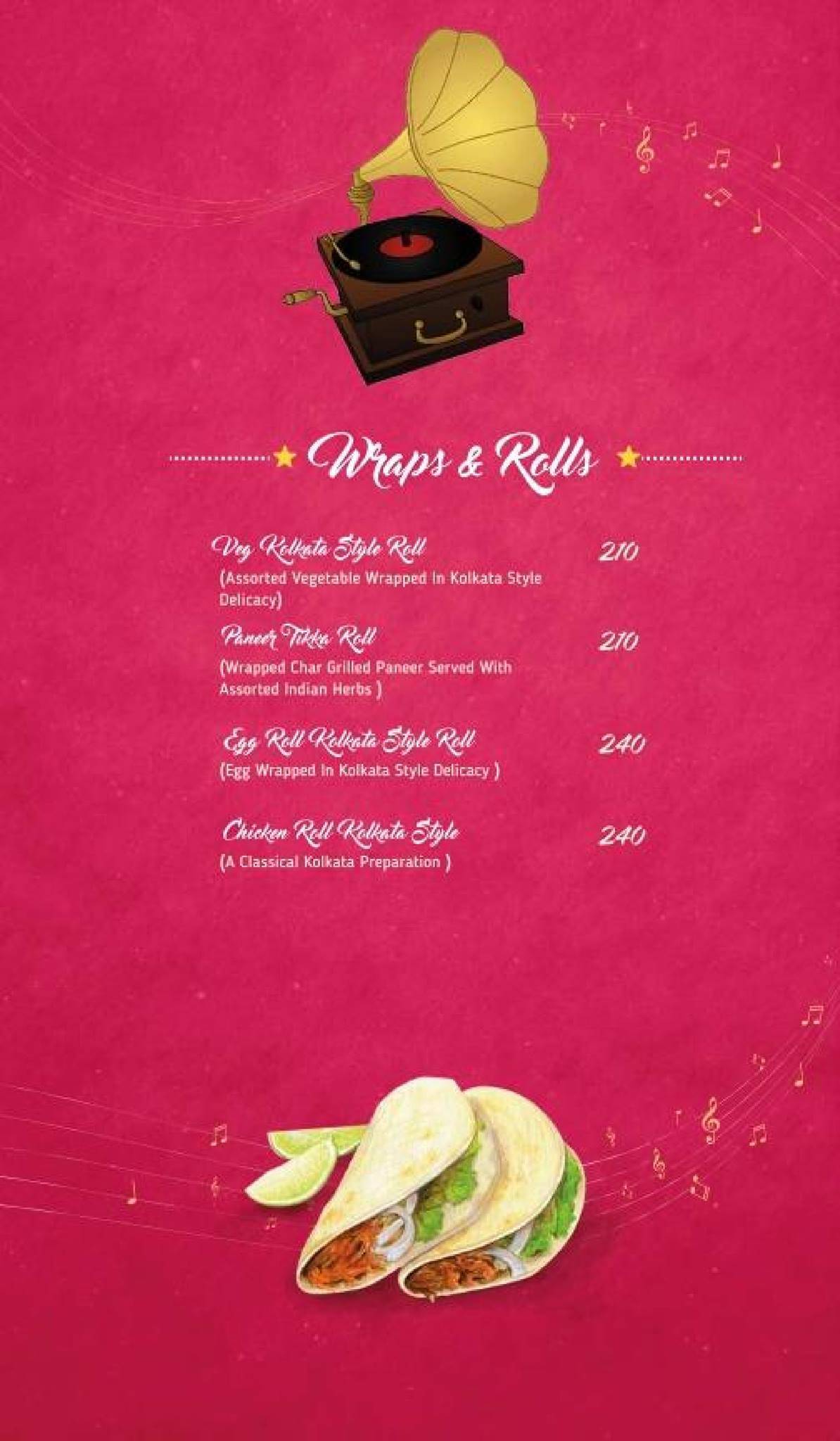 Menu at The Music Cafe, Raipur, Ambuja Mall