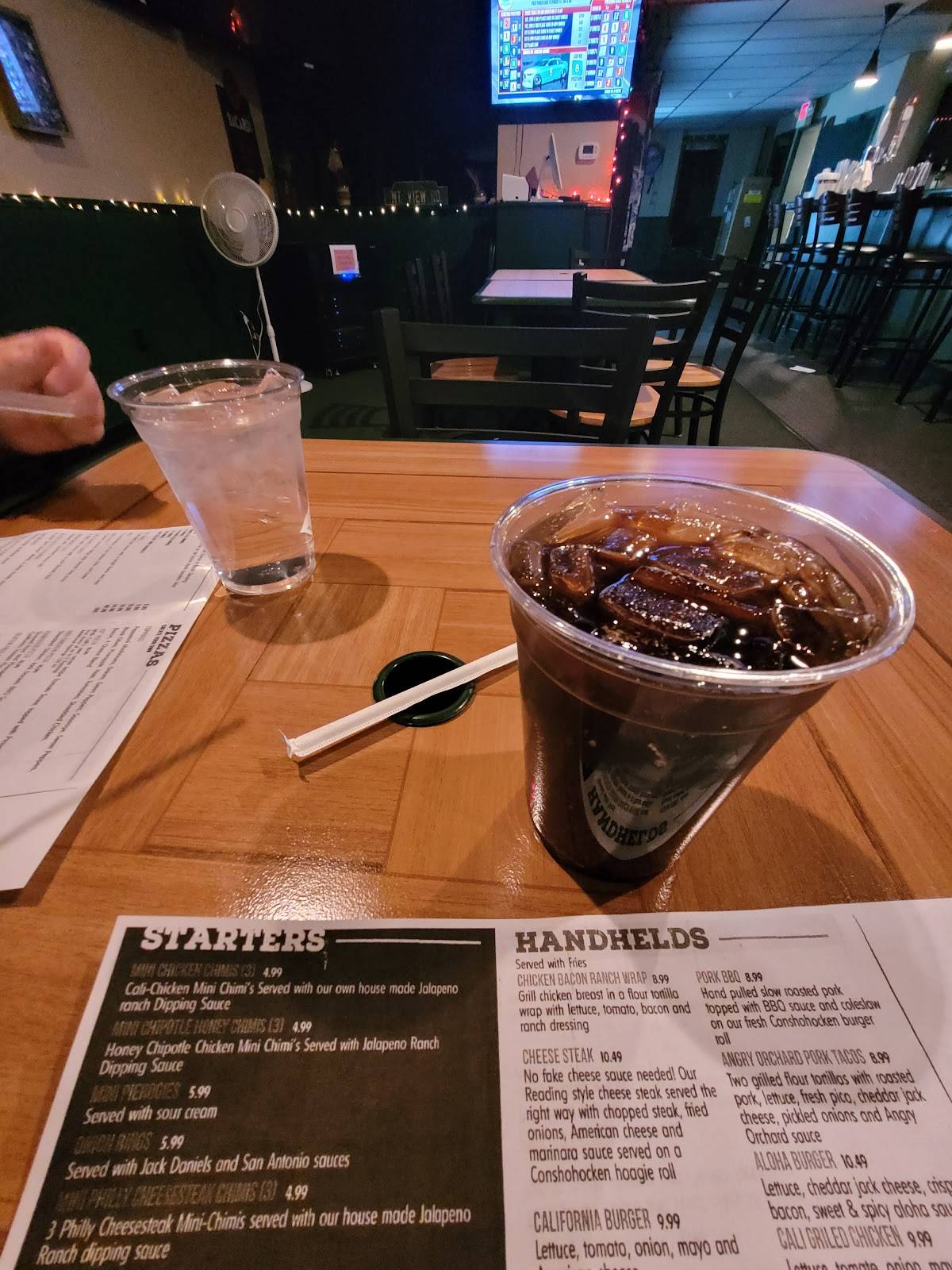 Menu at California Bar and Grill, Shillington