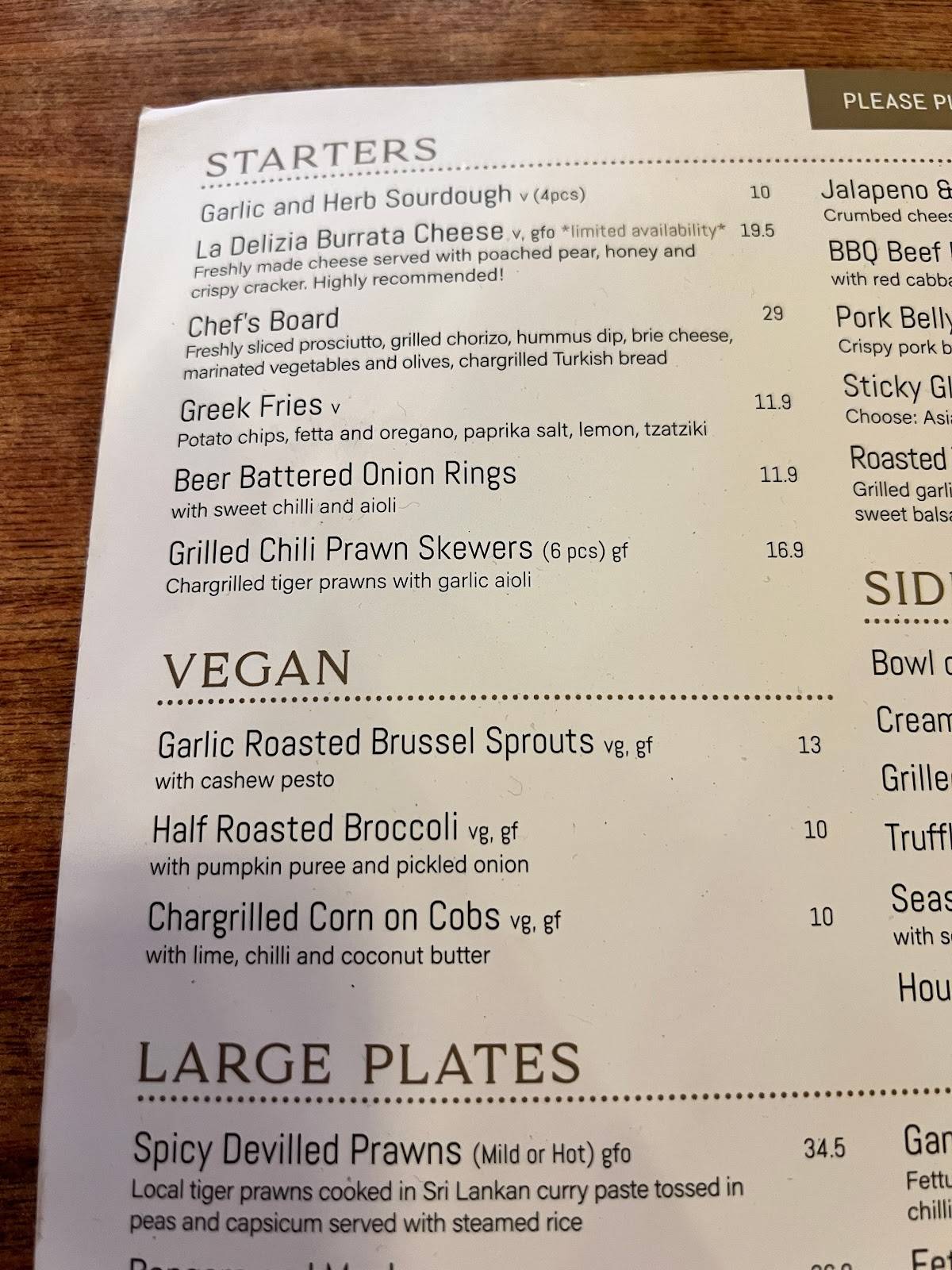 Menu at The Last Local Canning Vale pub & bar, Canning Vale