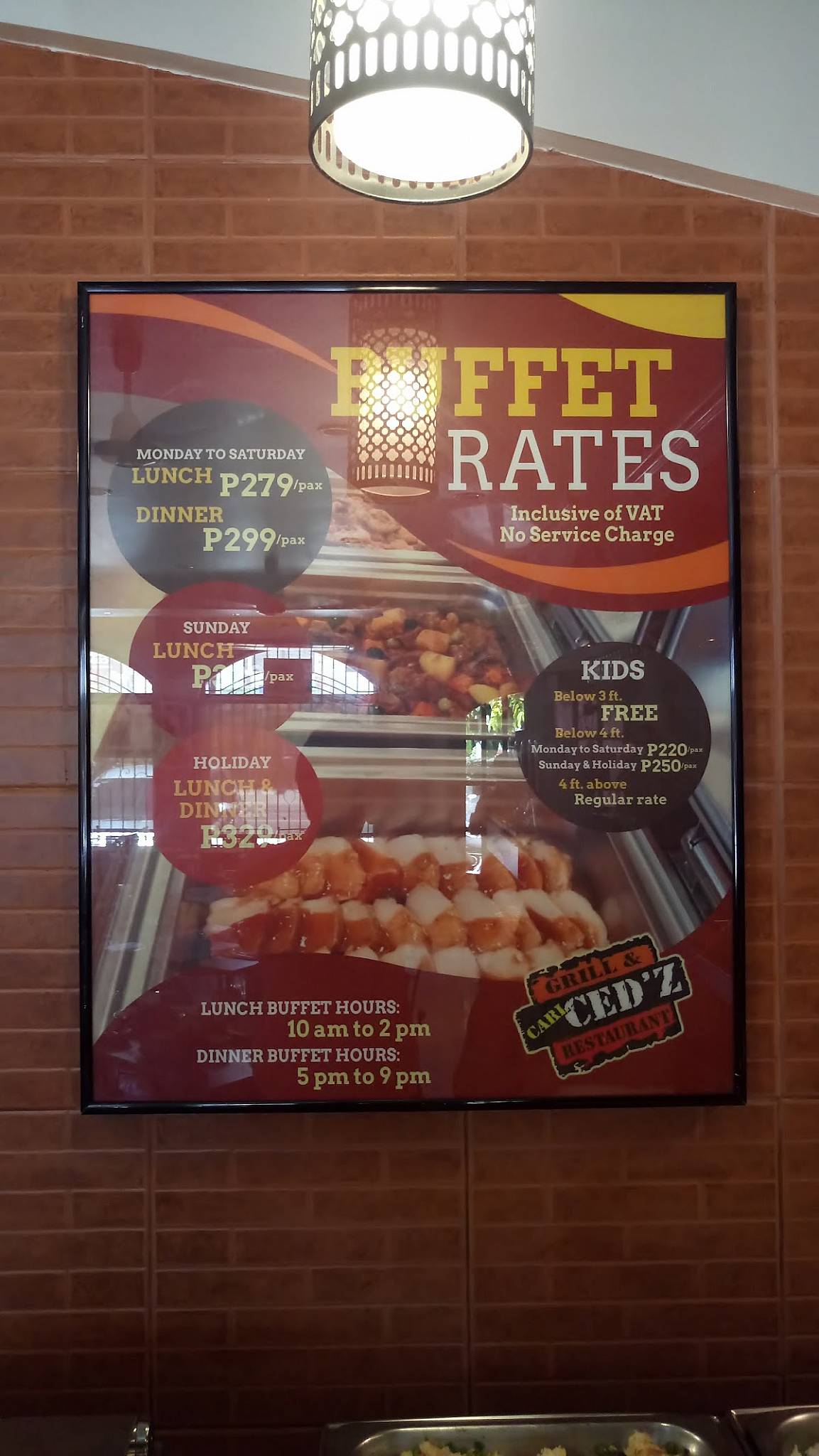 Menu at Carl Ced'z Grill & Restaurant, Kawit, CWQ5+FQR