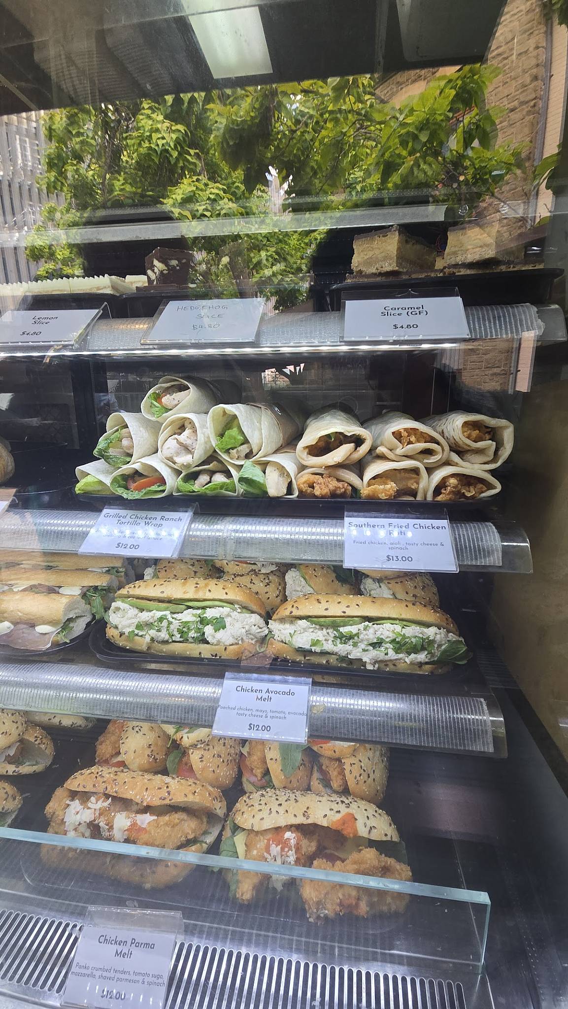 Menu at Castro's Kiosk restaurant, Parkville, The University Of Melbourne