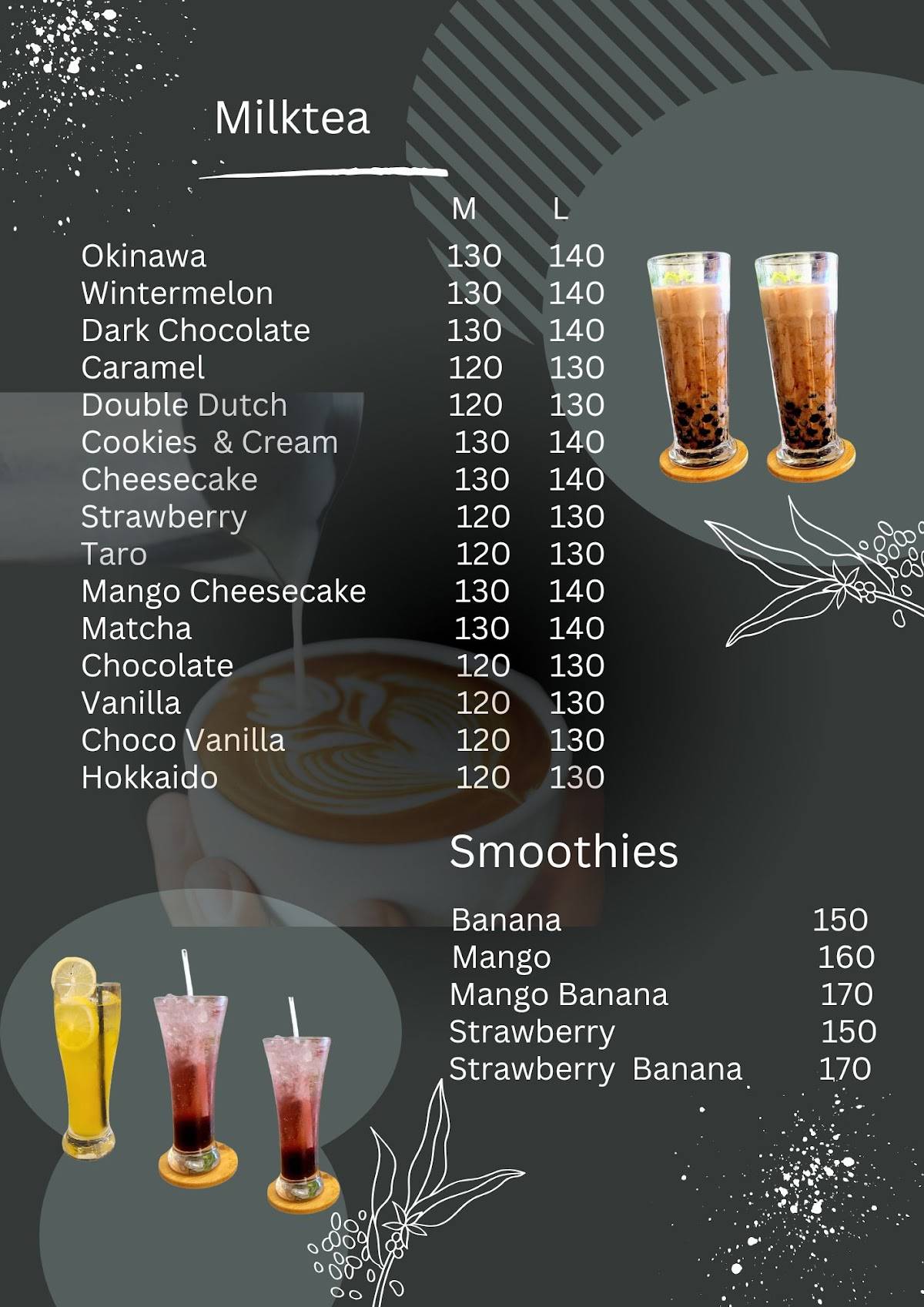 Menu at Cong Cafe, Cebu City, 78 Sanciangko St
