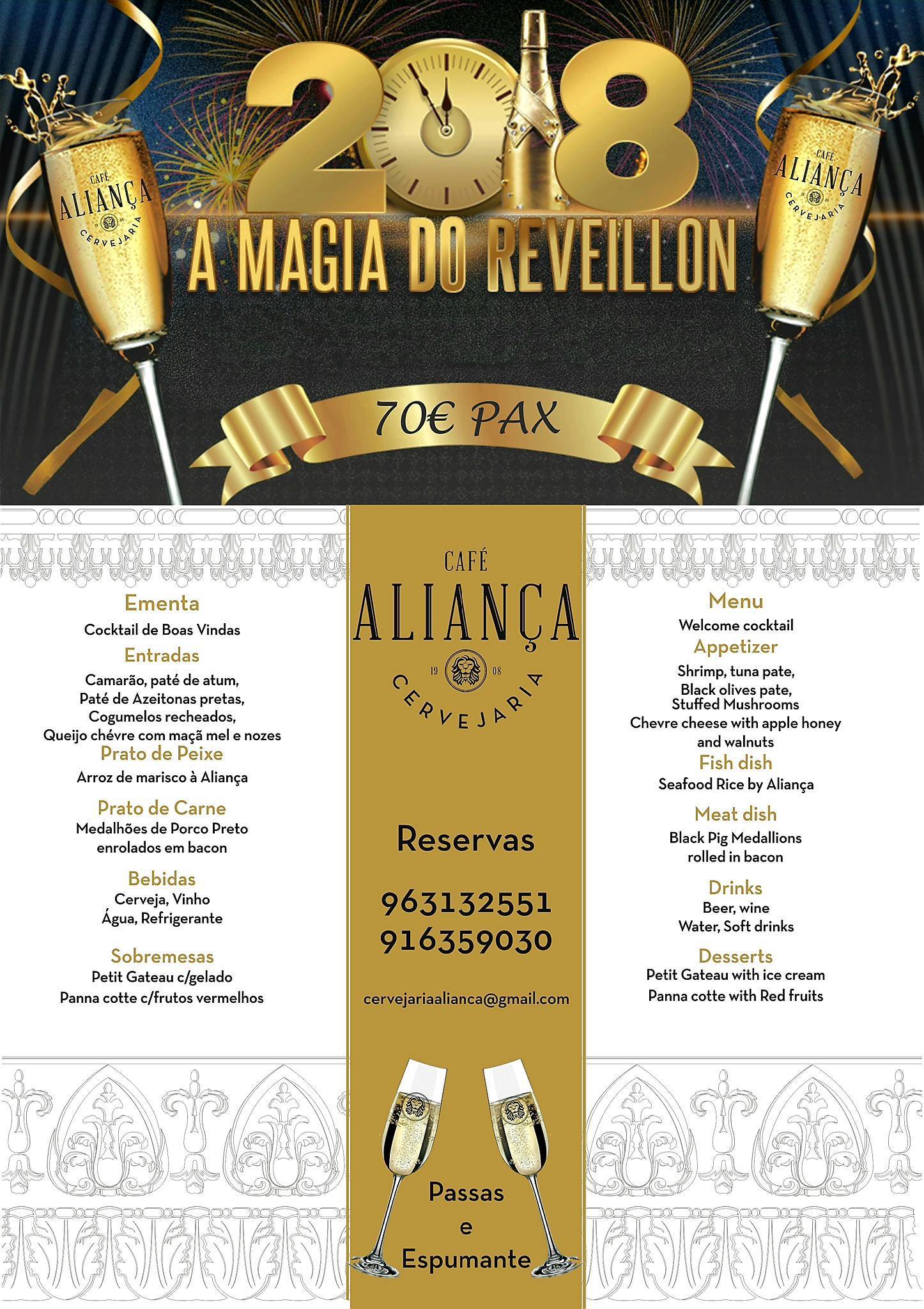 Menu em Cervejaria Alianca restaurante, Faro