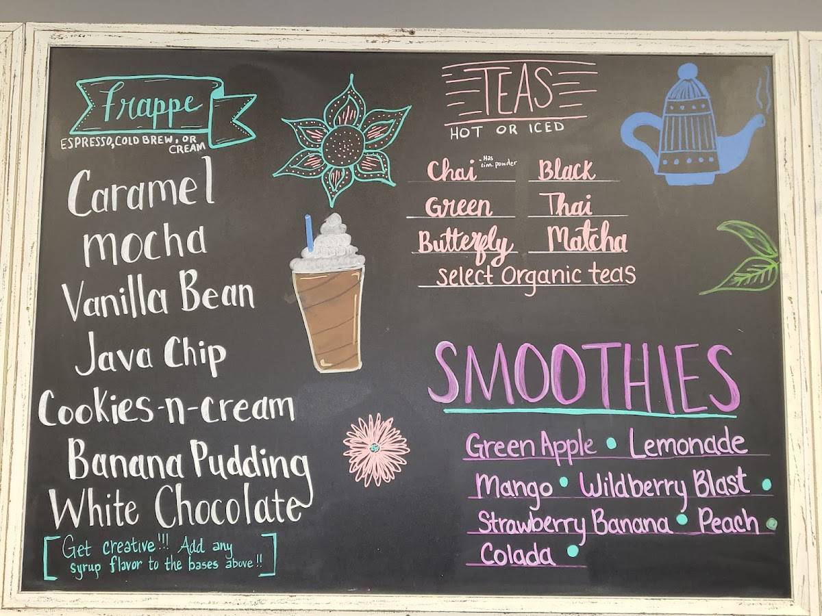 Menu at Daily Dose Cafe, Charleston