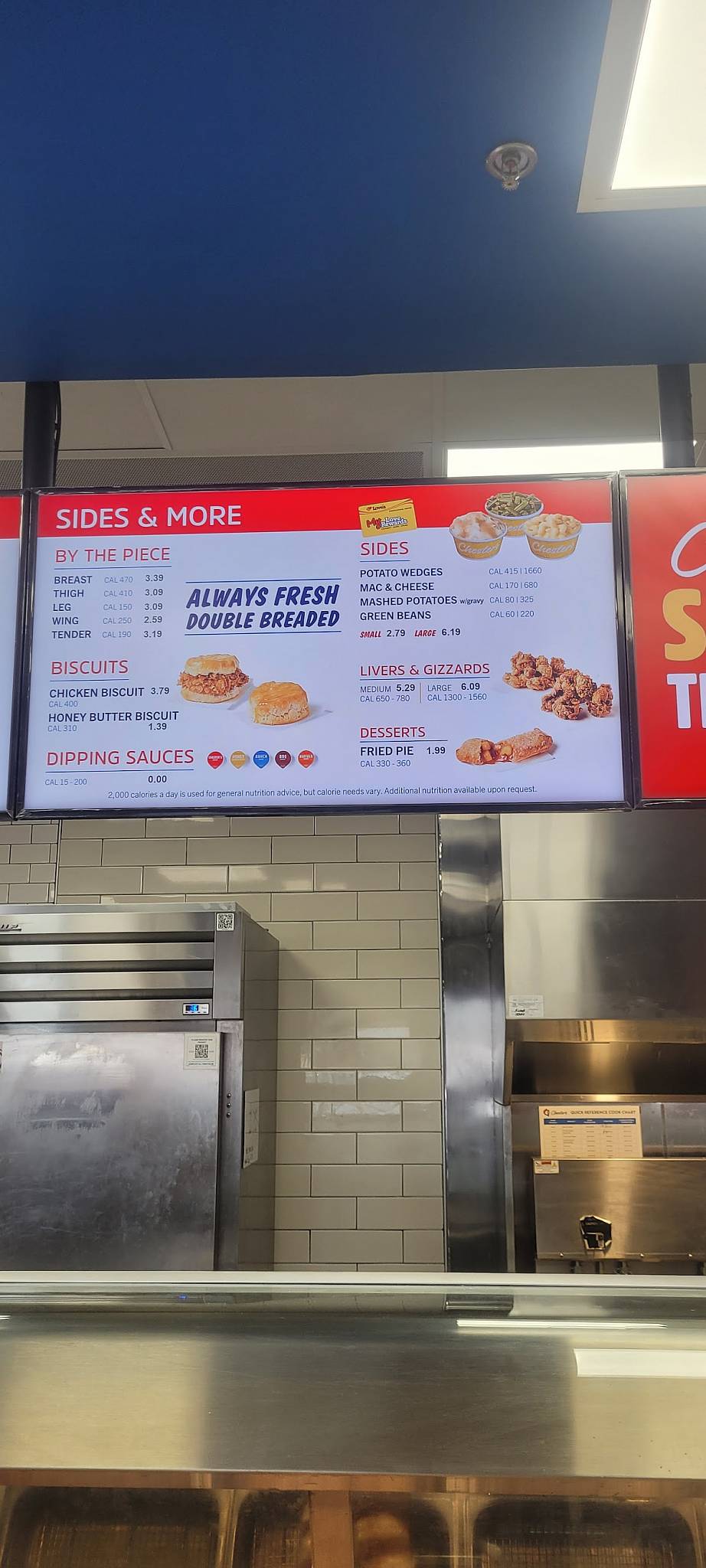 Menu at Chesters Fried Chicken fast food, Tonopah