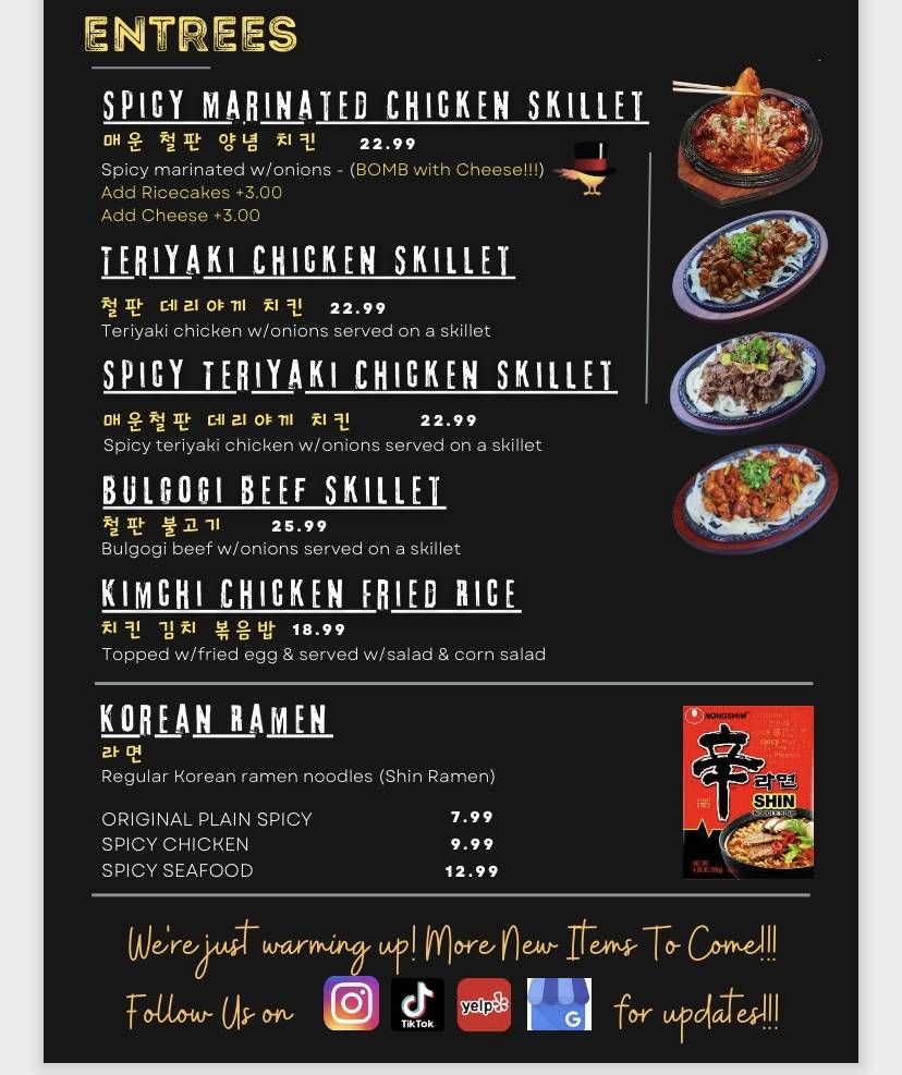 Carta del restaurante Chimak House Riverside - Korean Fried Chicken ...