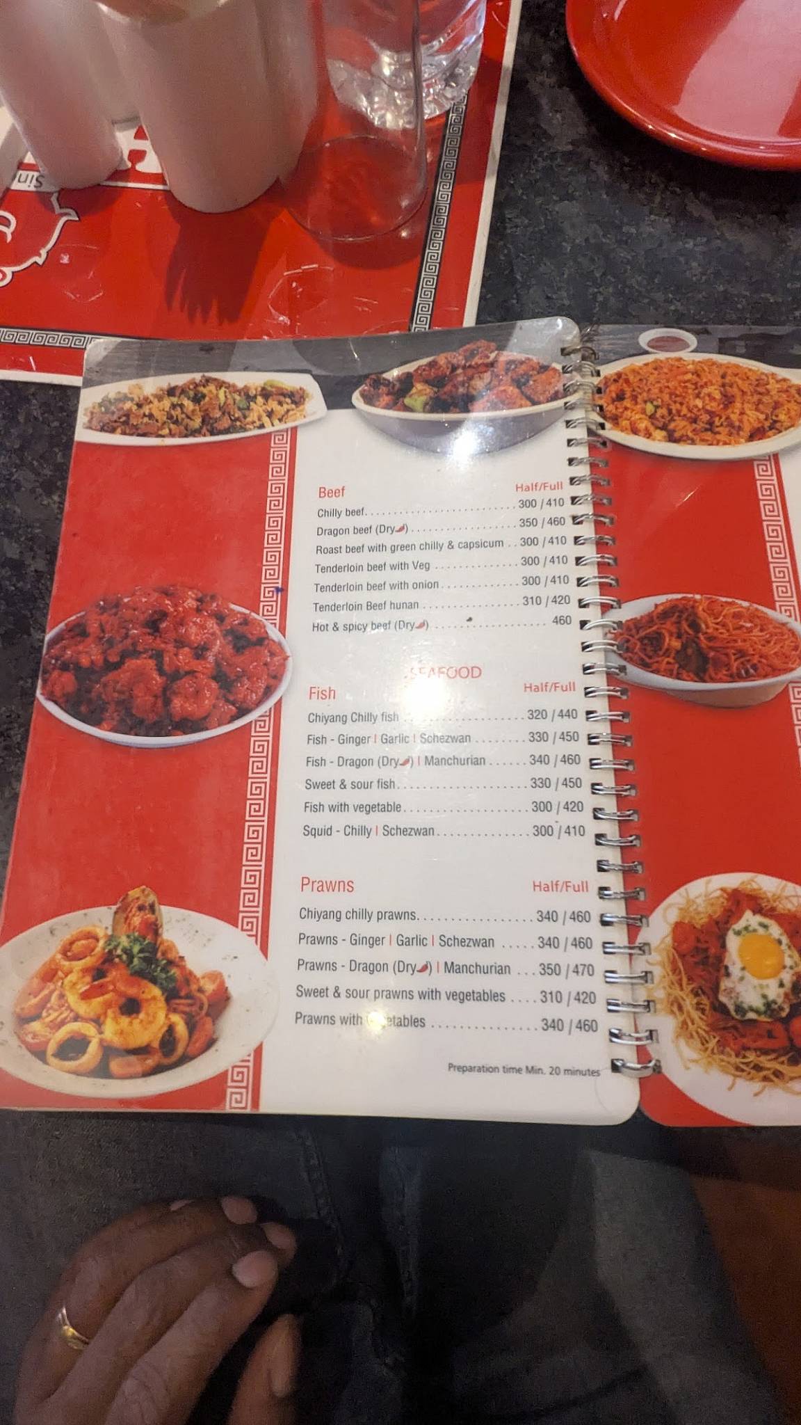 Menu at Chiyang Restaurant, Kochi, Tharappel Building