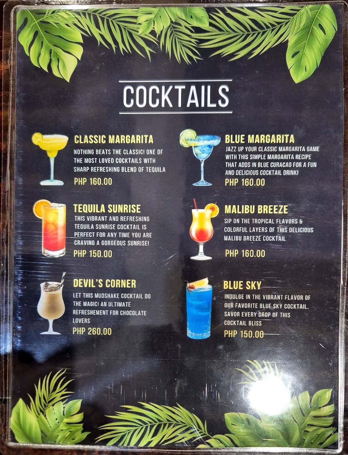 Menu at Cielo Alto Place Restaurant, Tanay