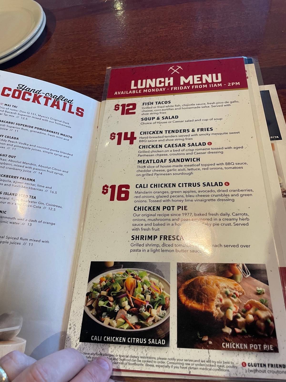 Menu at Claim Jumper Steakhouse & Bar - Henderson, NV, Henderson, 601 N ...
