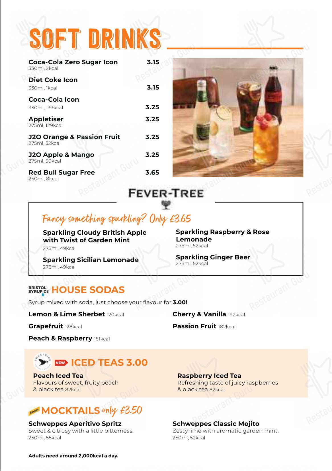 Menu at Clock Tower Brewers Fayre pub & bar, Donnington