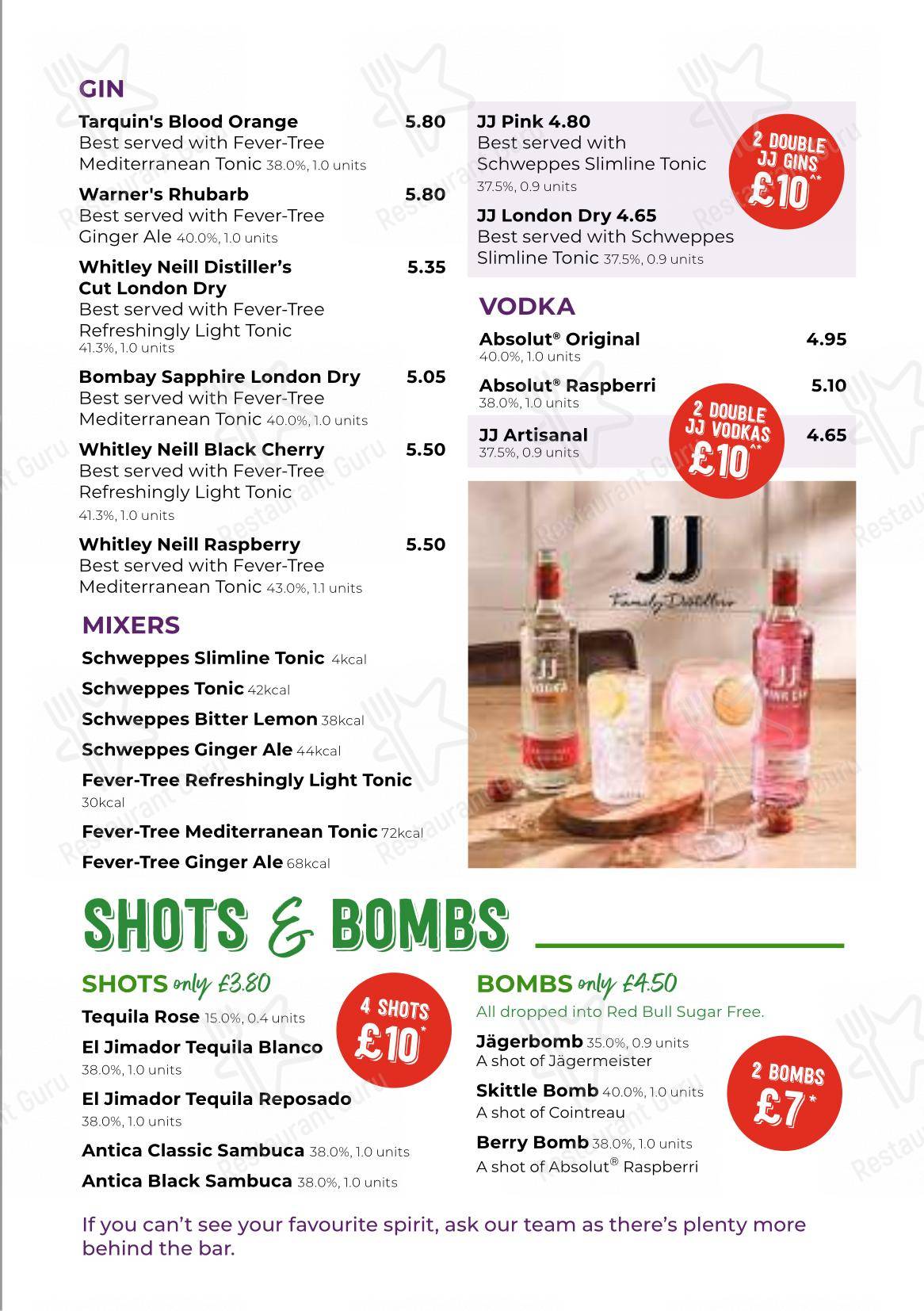 Menu at Clock Tower Brewers Fayre pub & bar, Donnington