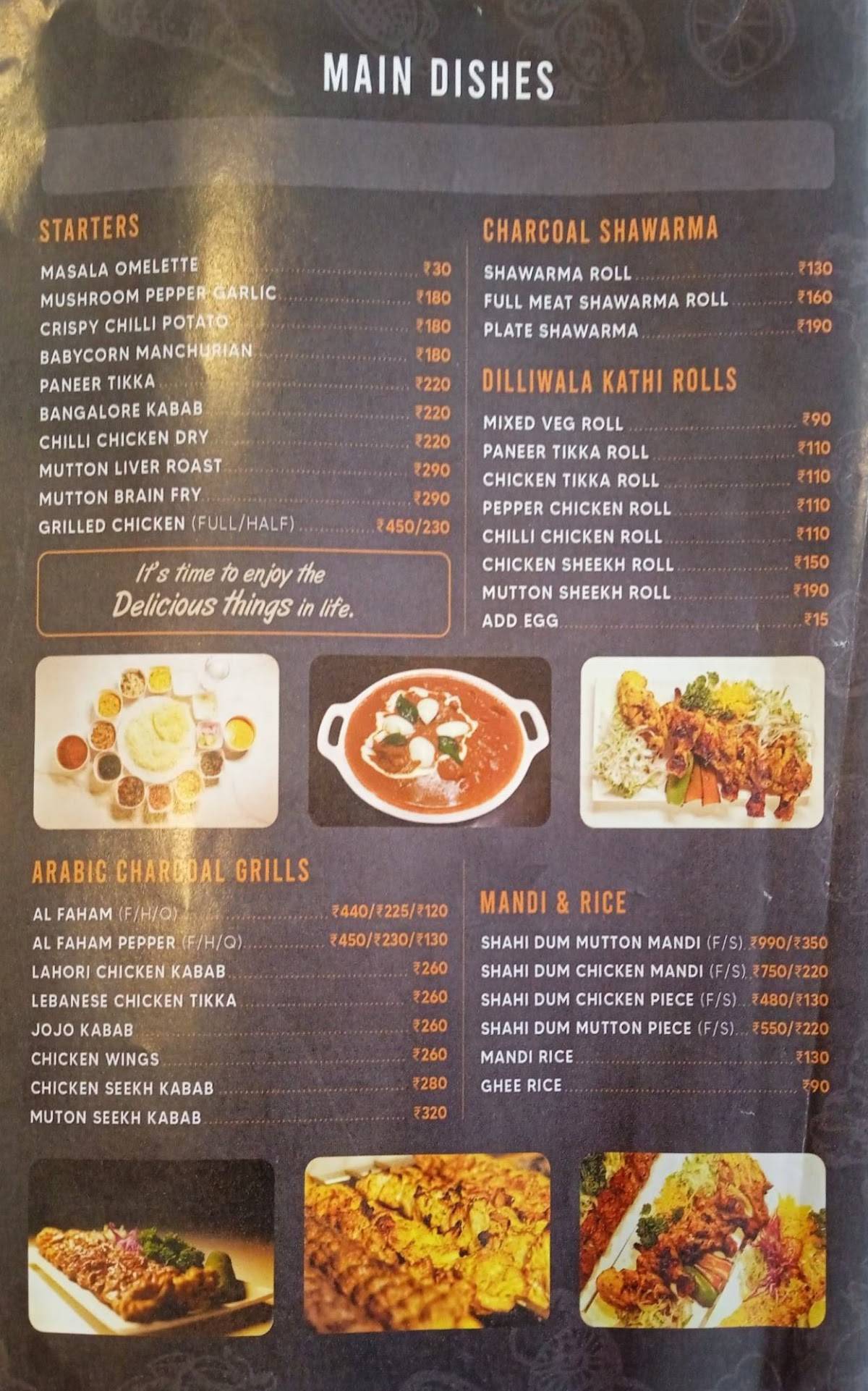 Menu at The Hot Spot Restaurant, Coimbatore