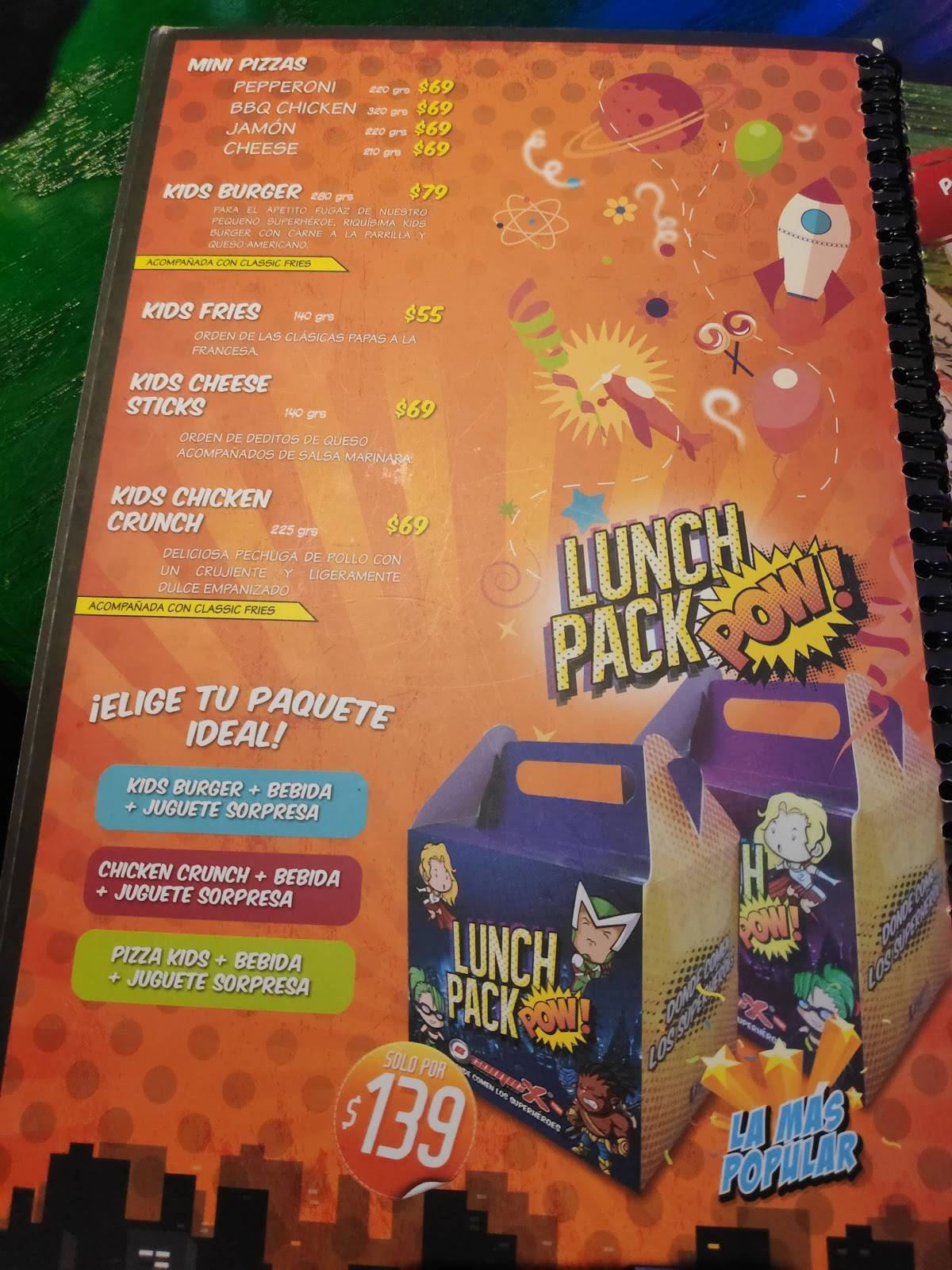 Carta de Comicx Restaurant Bar & Store, Monterrey, Av Lázaro Cárdenas 1000