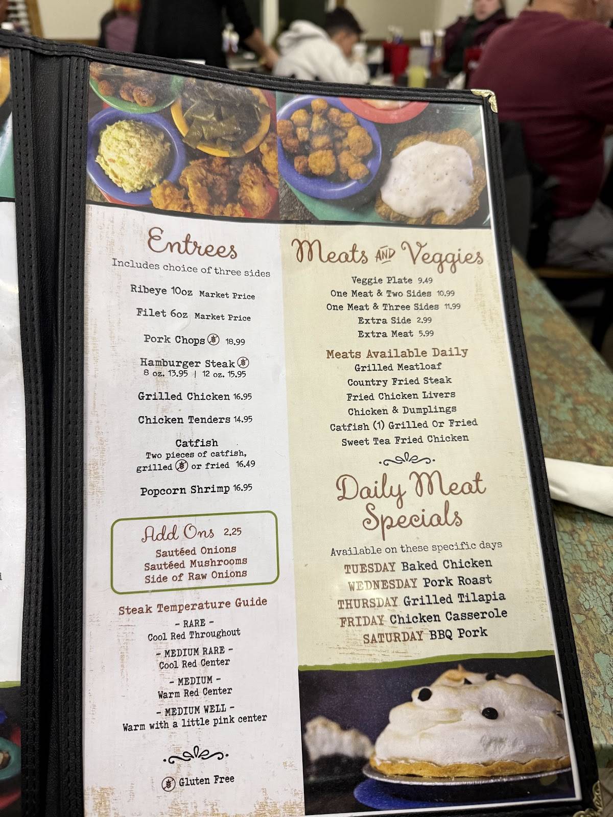 Menu at Cookie Jar Cafe, Dunlap, Kelly Cross Rd