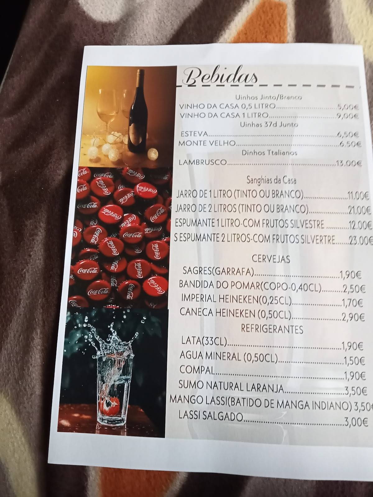 Menu at Cozinha da Velha - Prato do dia restaurant, Fafe