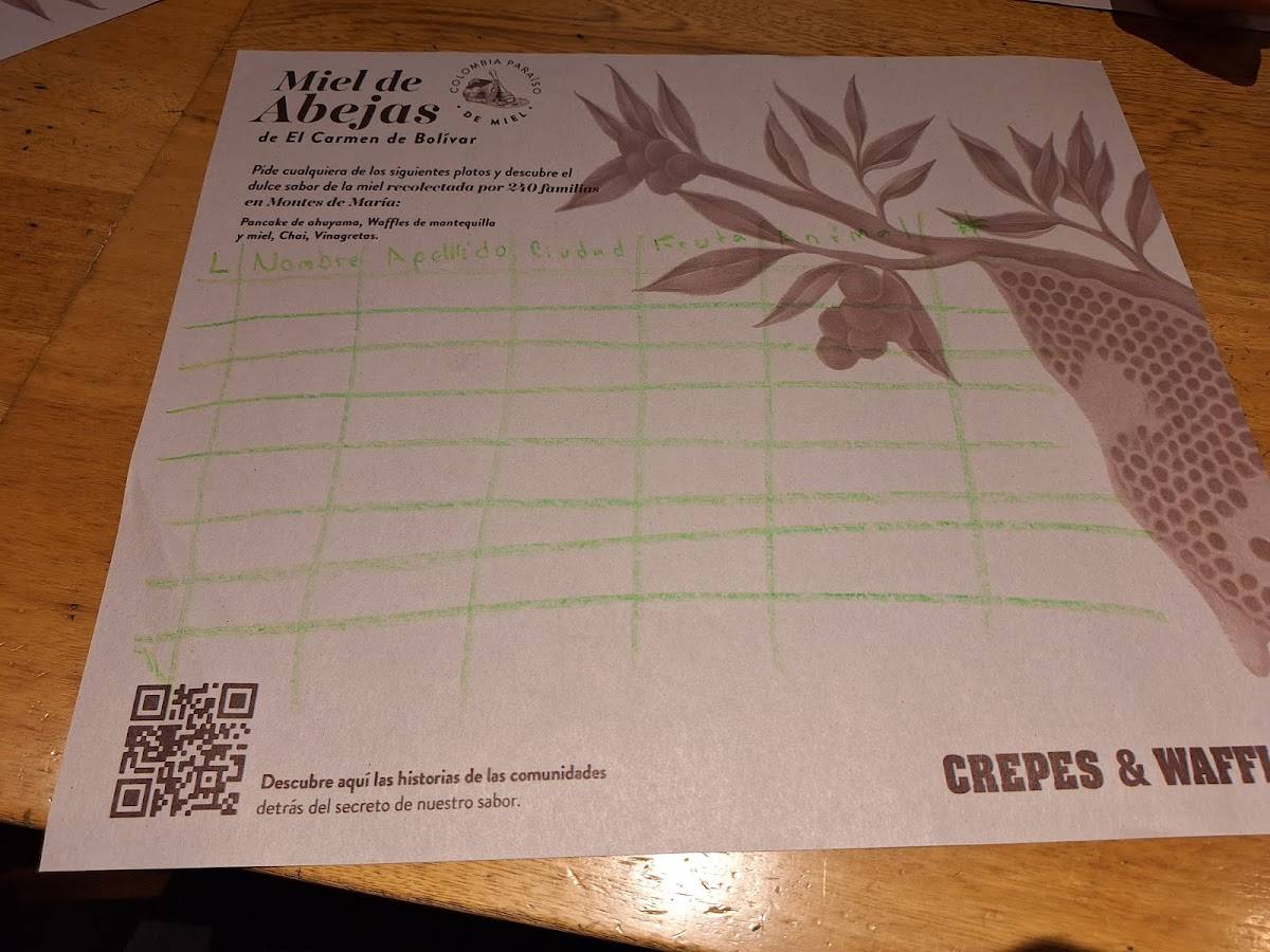 Carta del restaurante Crepes & Waffles, Medellín, Restaurante Crepes ...