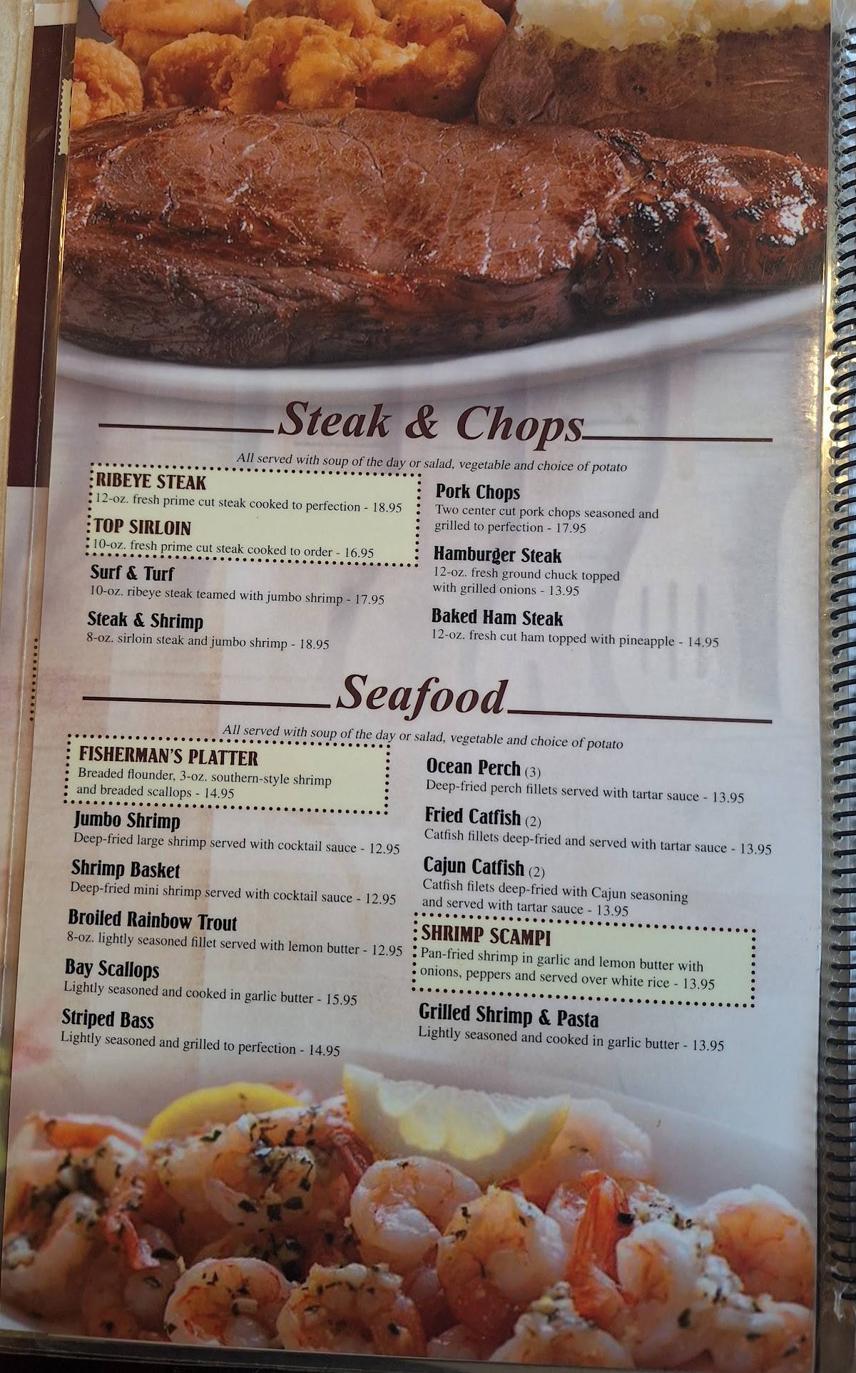 Menu at Crossroads Family Restaurant, Attica
