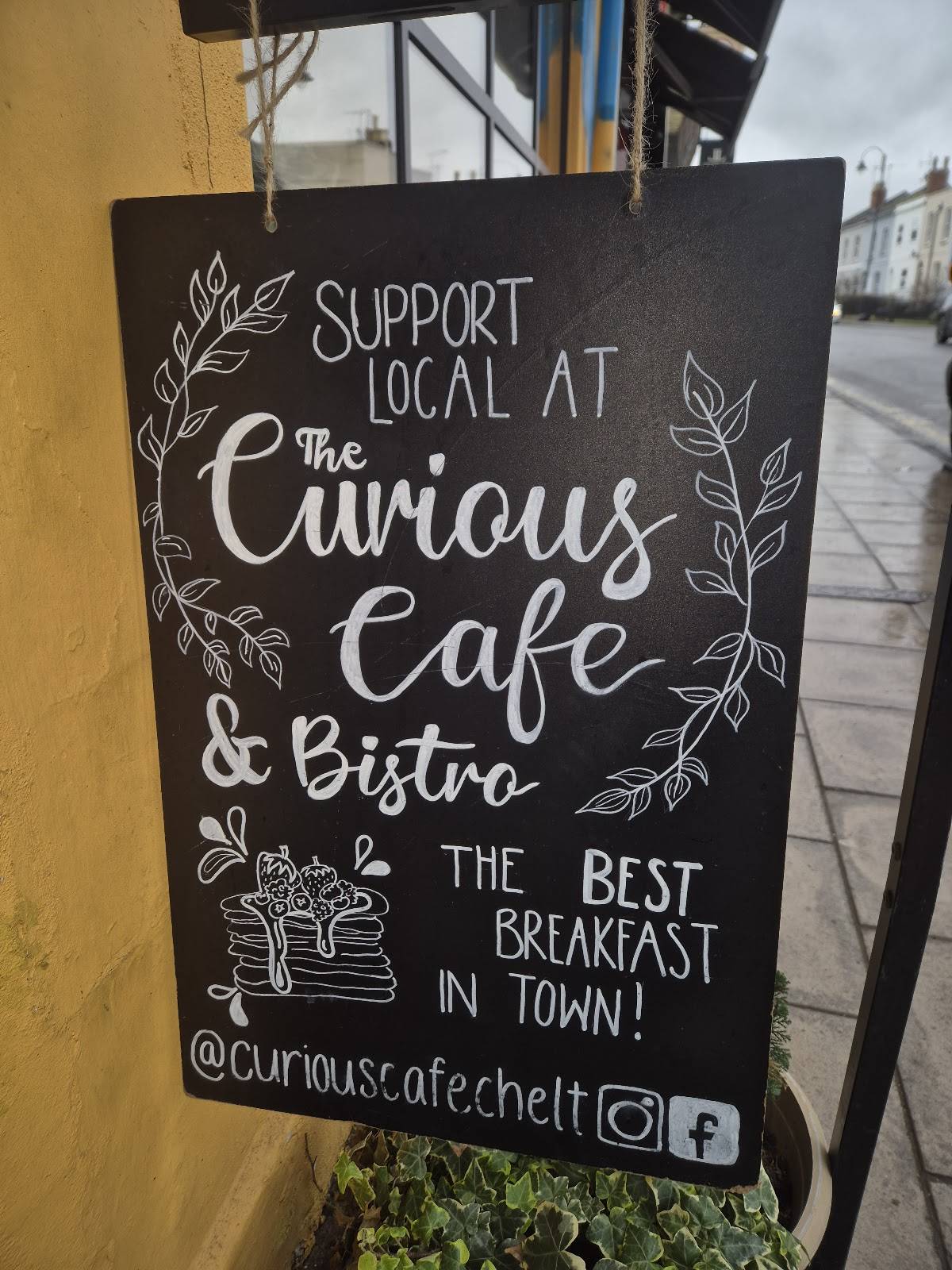 Menu at Curious Cafe & Bistro, Cheltenham