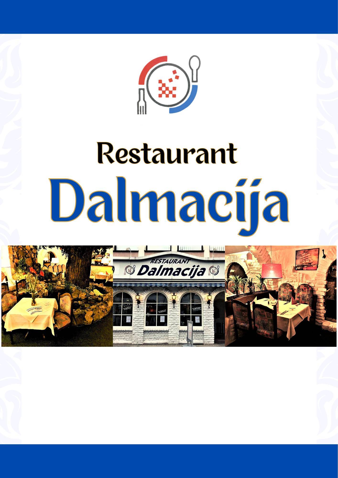Speisekarte von Restaurant Dalmacija, Düren