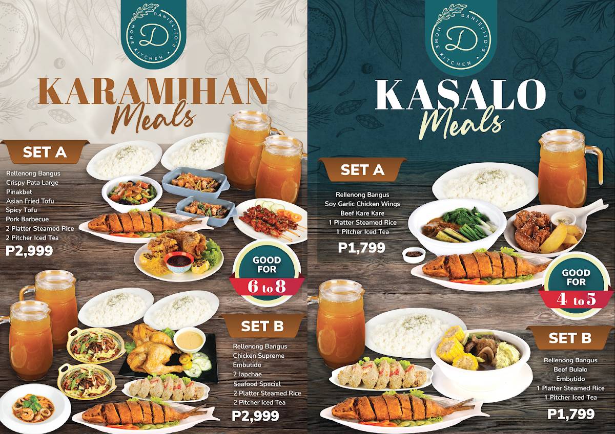 Menu at Danielito's Home Kitchen restaurant, Los Baños, Agapita Rd