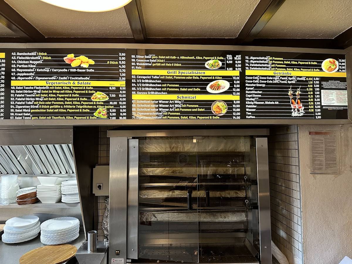 Speisekarte von Deniz Grill Schnellimbiss restaurant, Voerde (Niederrhein)