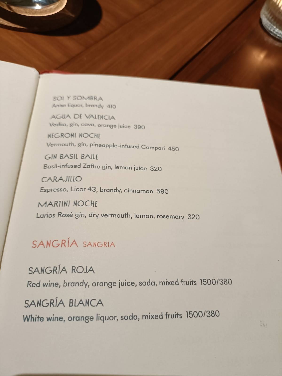 Menu at Deo Gracias restaurant, Quezon City
