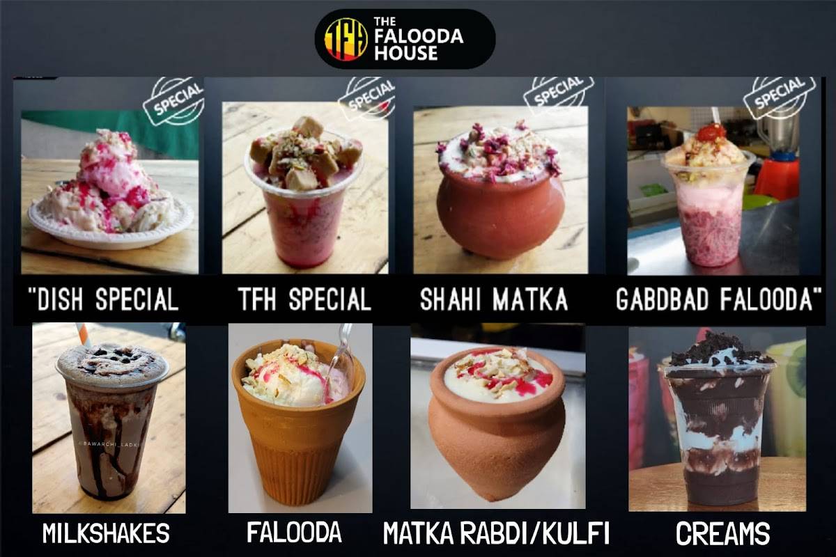 Menu at The Falooda House, Navi Mumbai