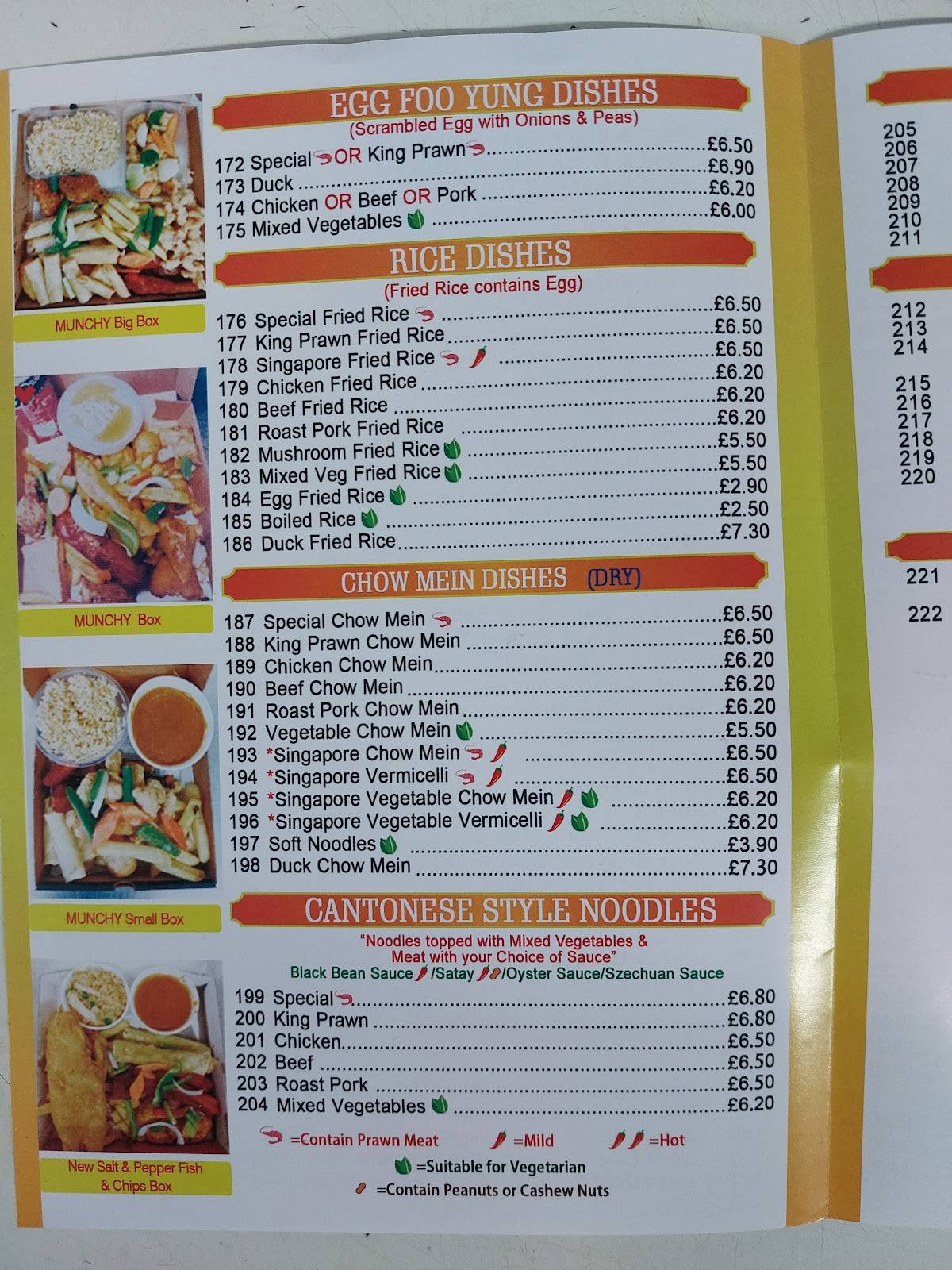 Menu at Dinner Box restaurant, Leeds, 843 York Rd