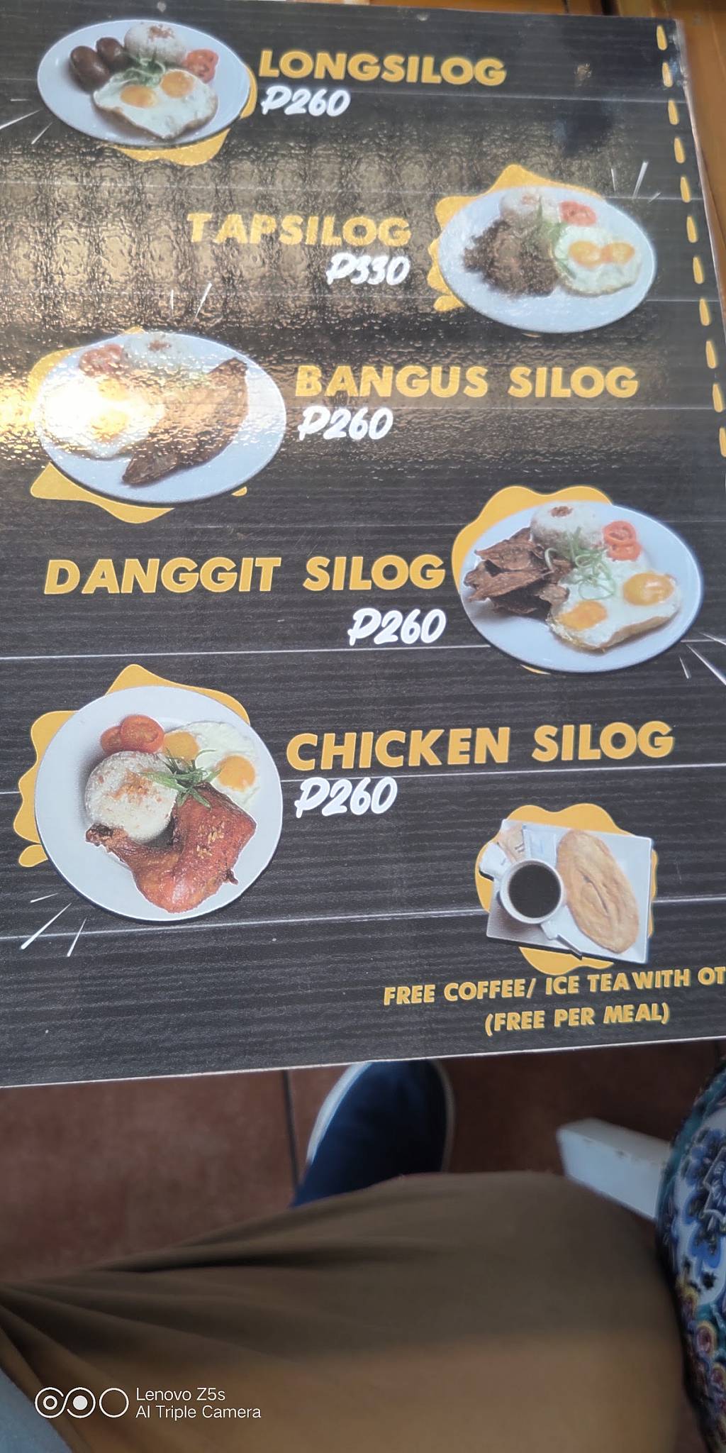 Menu at Domeng's Restaurant, Ibaan