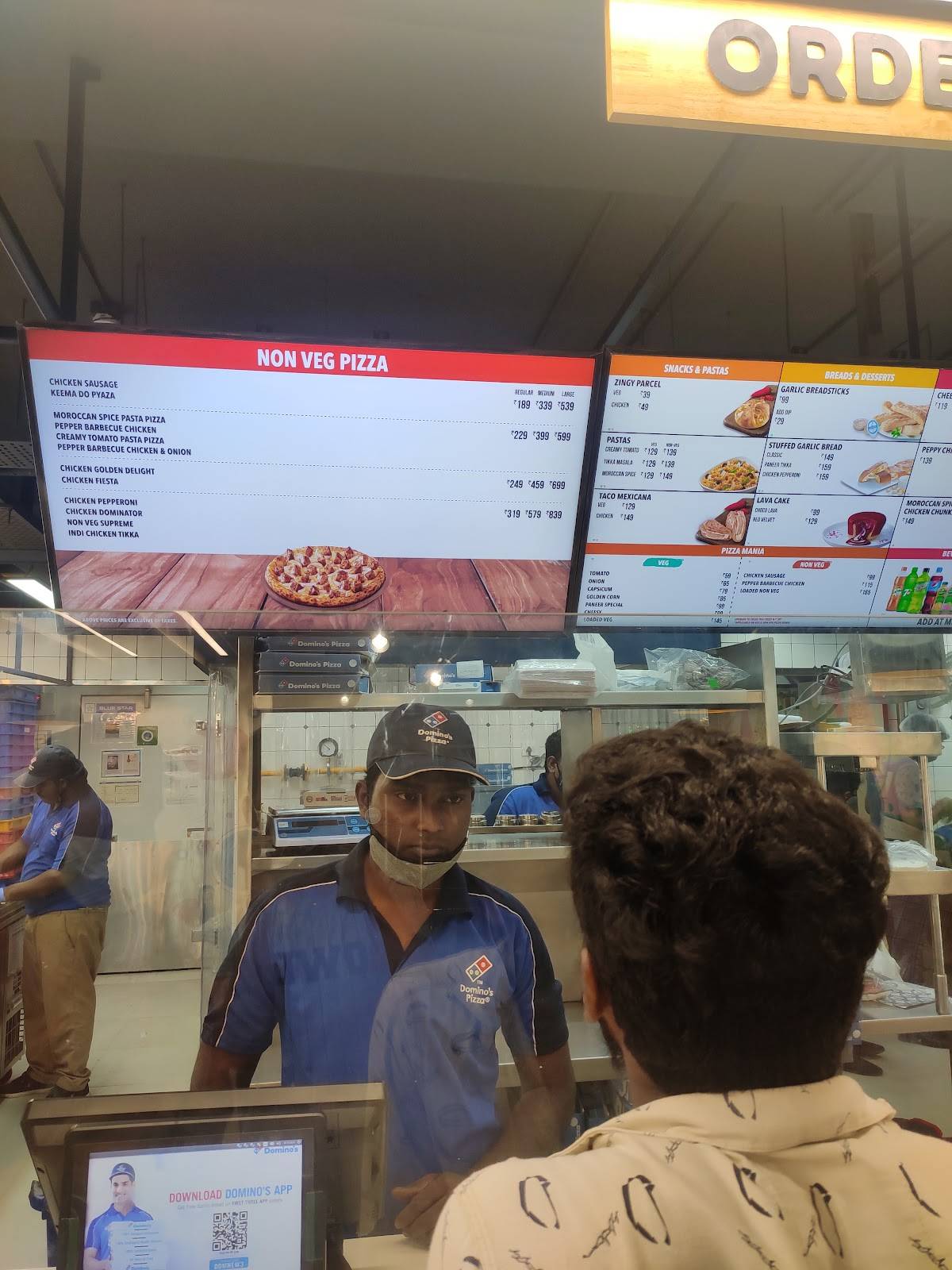 Menu at Domino's Pizza, Nellore, Ground Floor and Third Floor at Door ...
