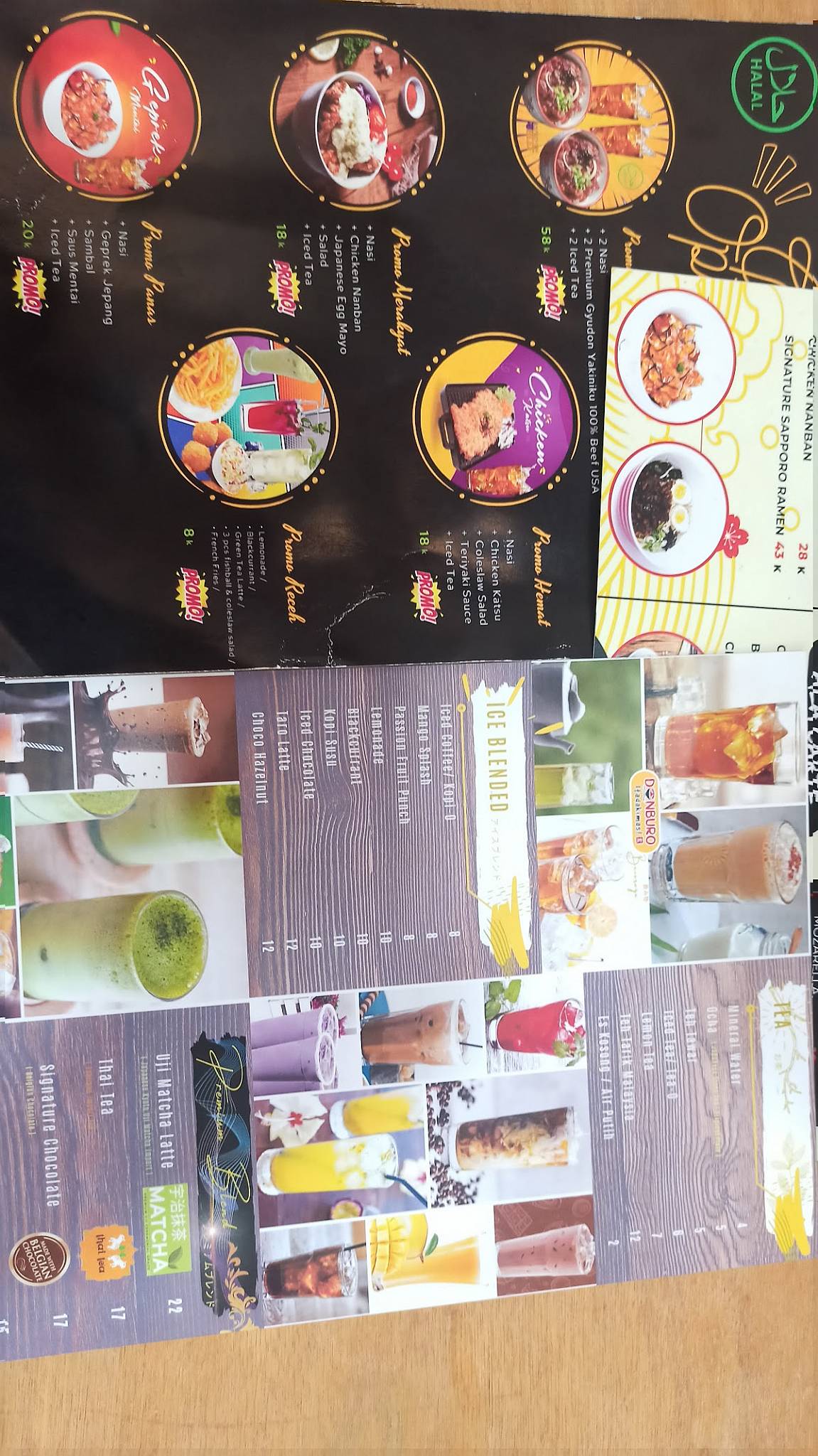Menu at Donburo Itadakimas! Batu Aji Buana Mas SP Plaza restaurant, Batam