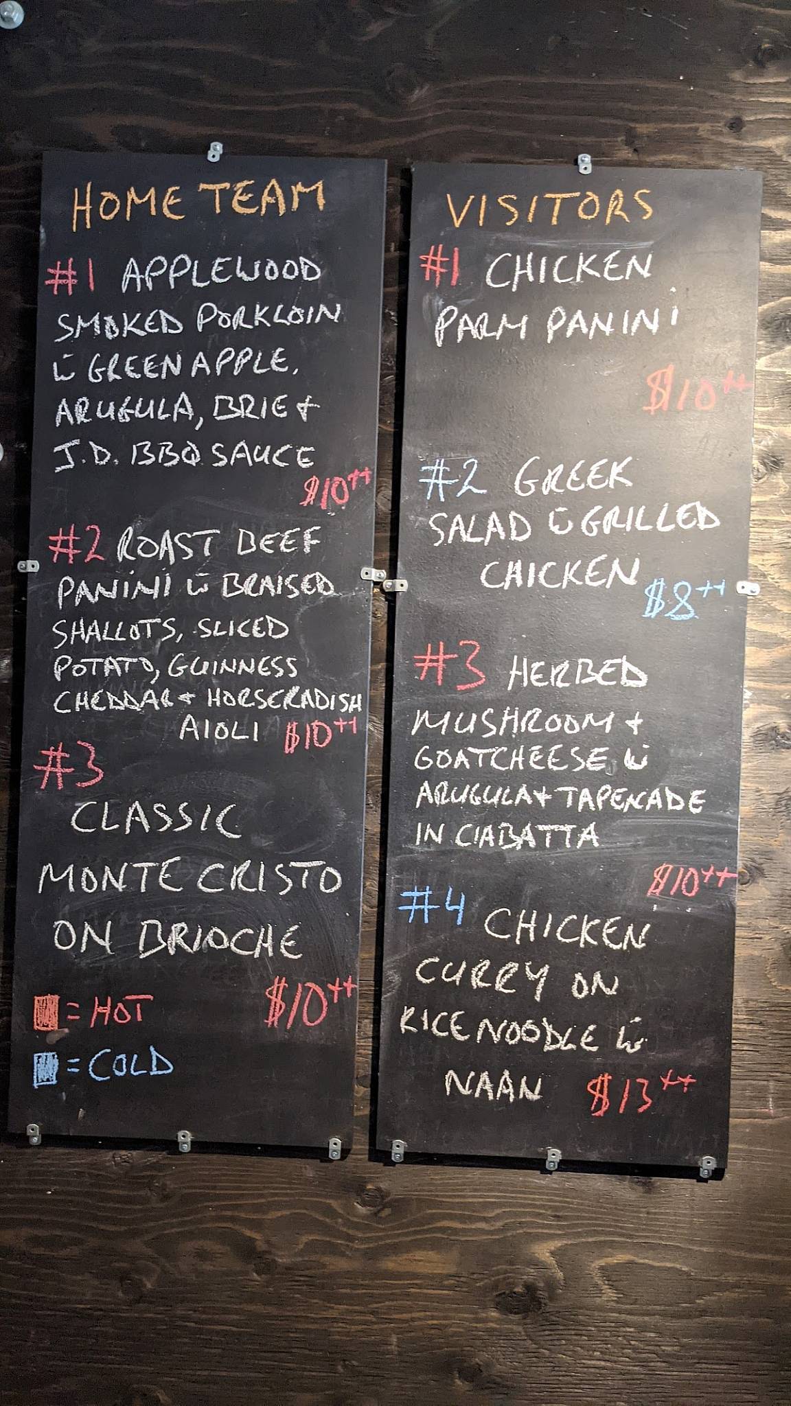 Menu at Down the Street Food co., Hamilton