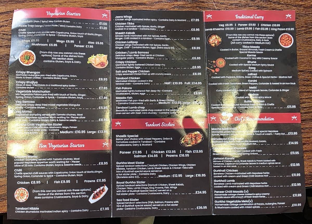 Menu at Durham Ox pub & bar, Leicester, 196 Birstall St