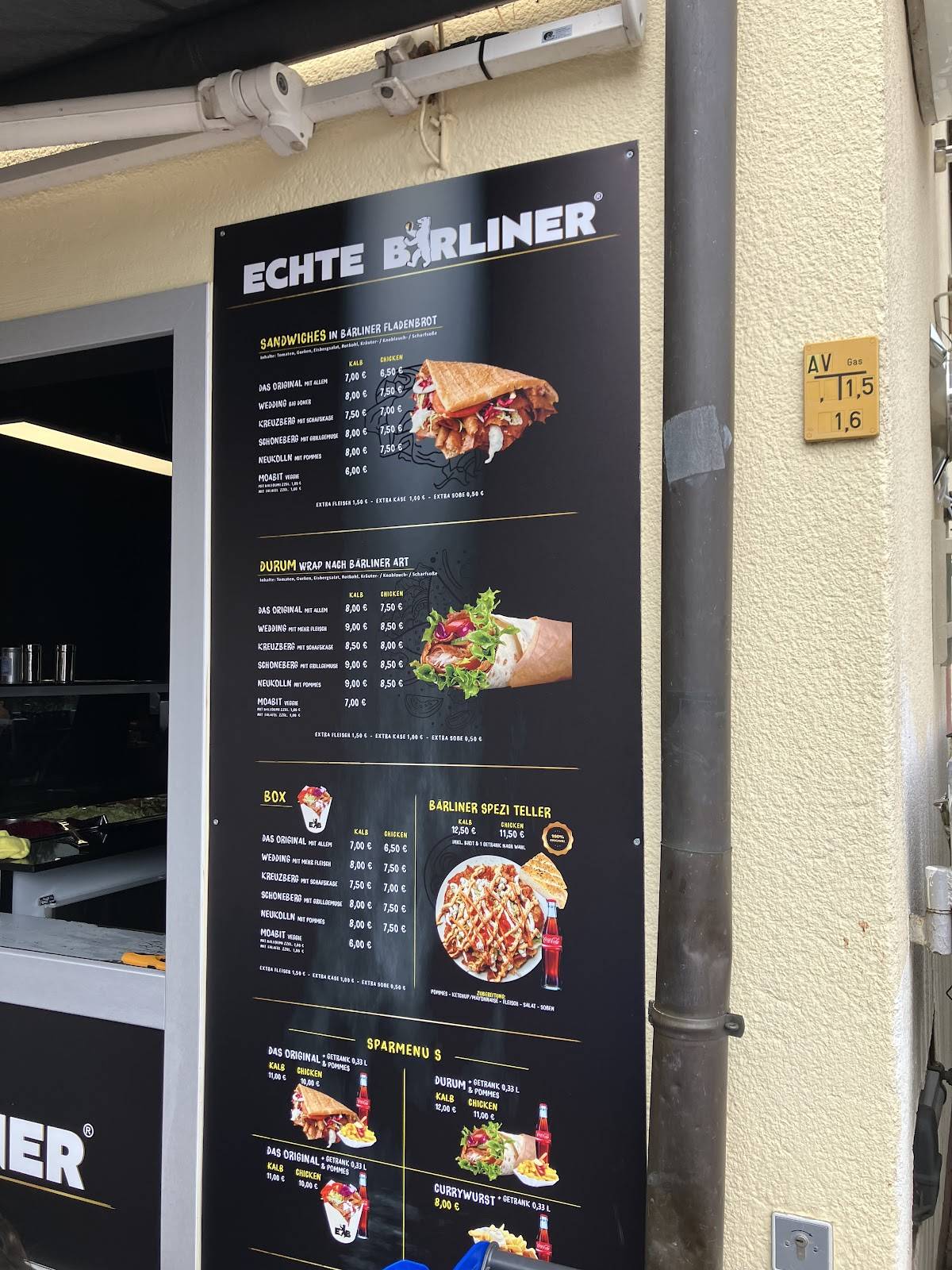 Menu at ECHTE BÄRLINER Friedberg restaurant, Friedberg