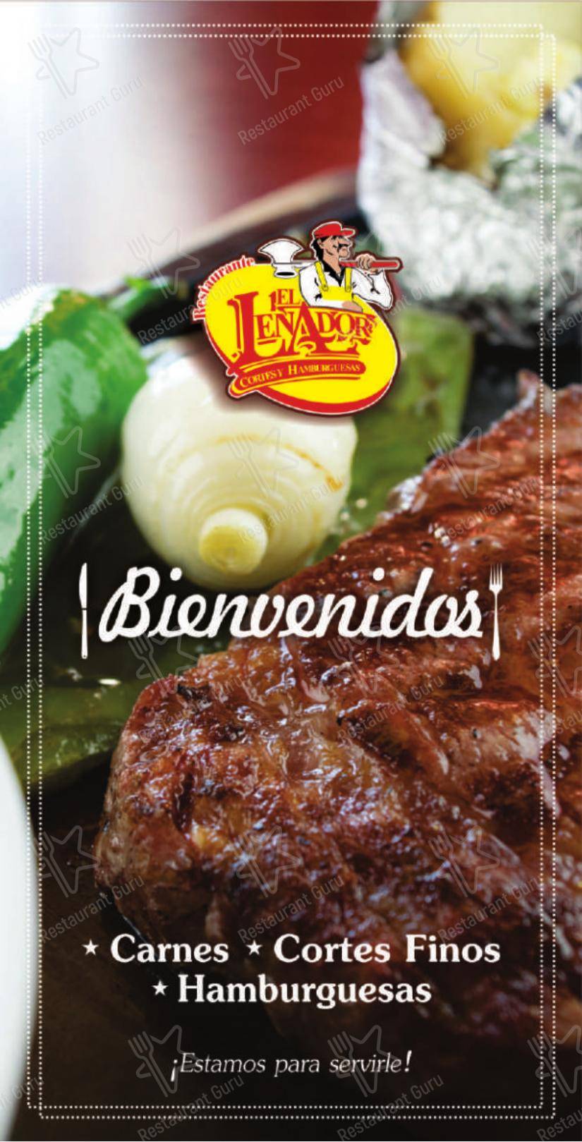Carta del restaurante EL LENADOR, Monterrey