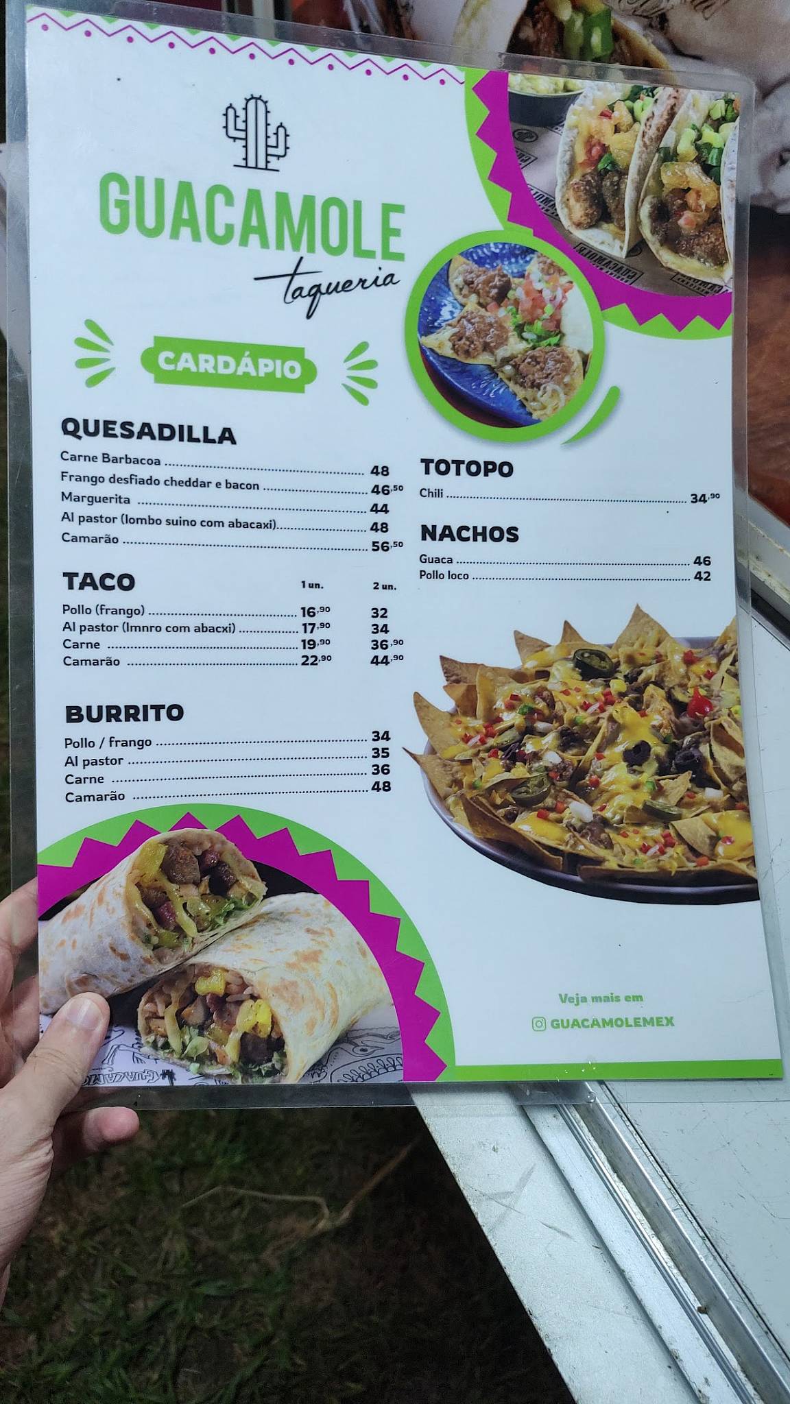 Menu em ÉL Papito Mexican Food restaurante, Florianópolis