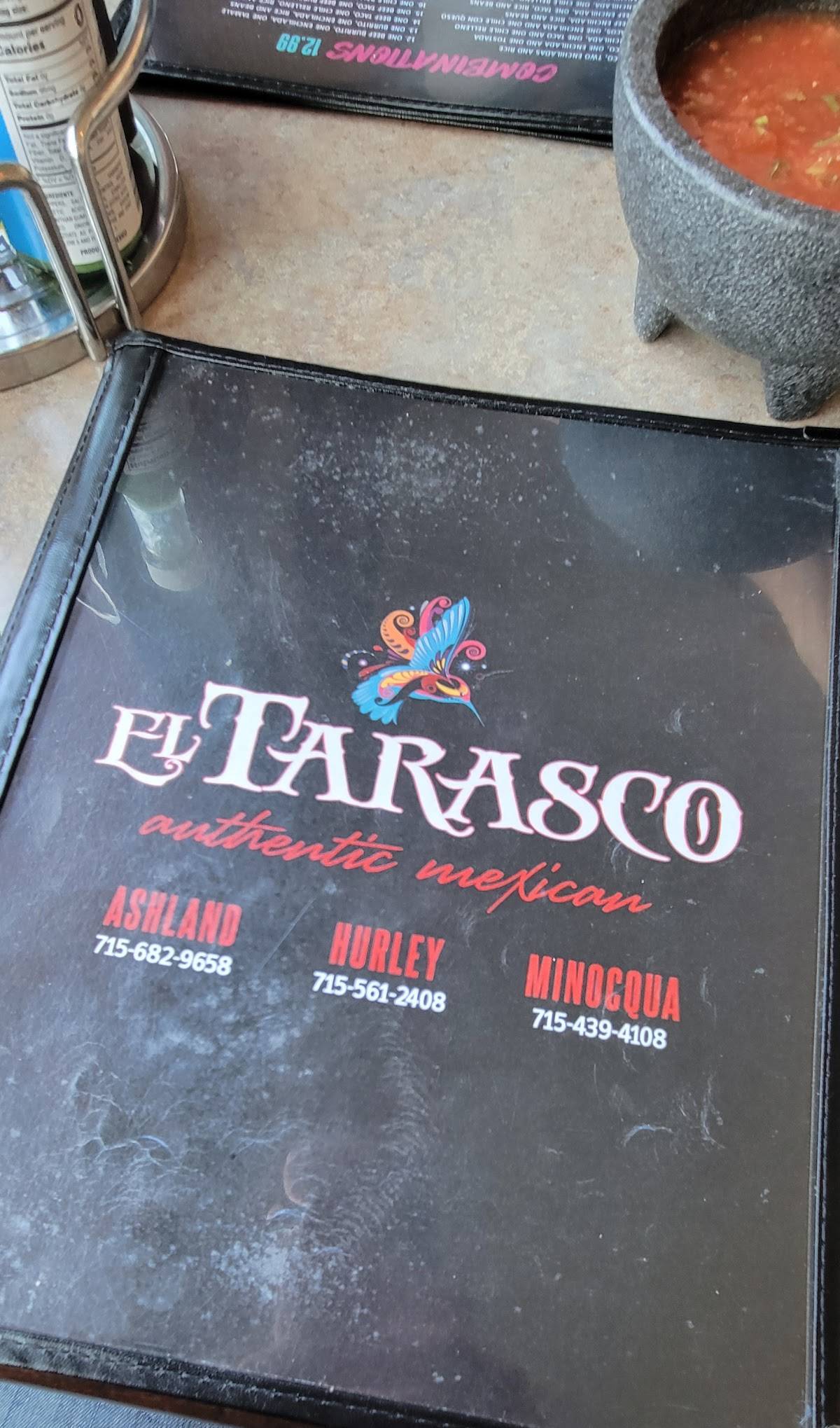 Menu at EL TARASCO restaurant, Ashland