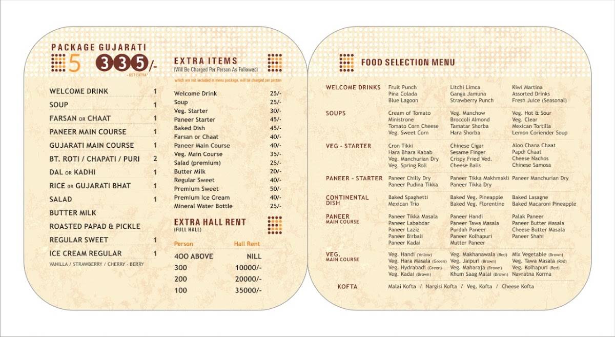 Menu at ELITE RESTAURANT & BANQUET, Ahmedabad
