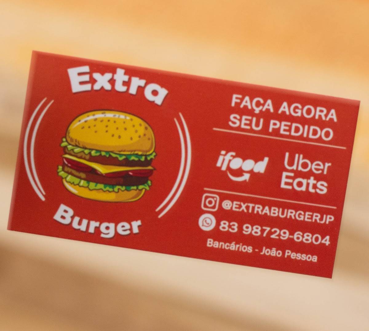 Menu em EXTRA BURGER restaurante, João Pessoa