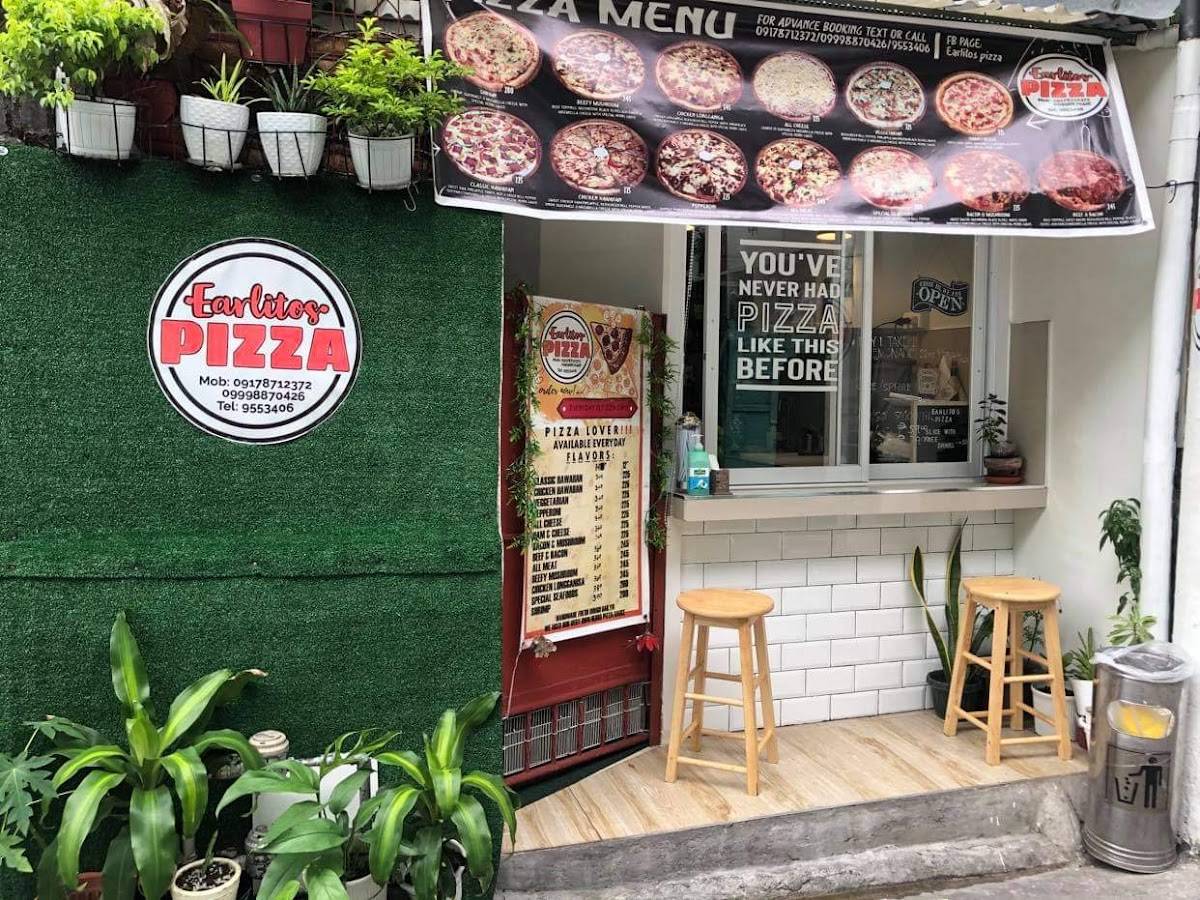 Menu at Earlitos Pizza pizzeria, Pasay