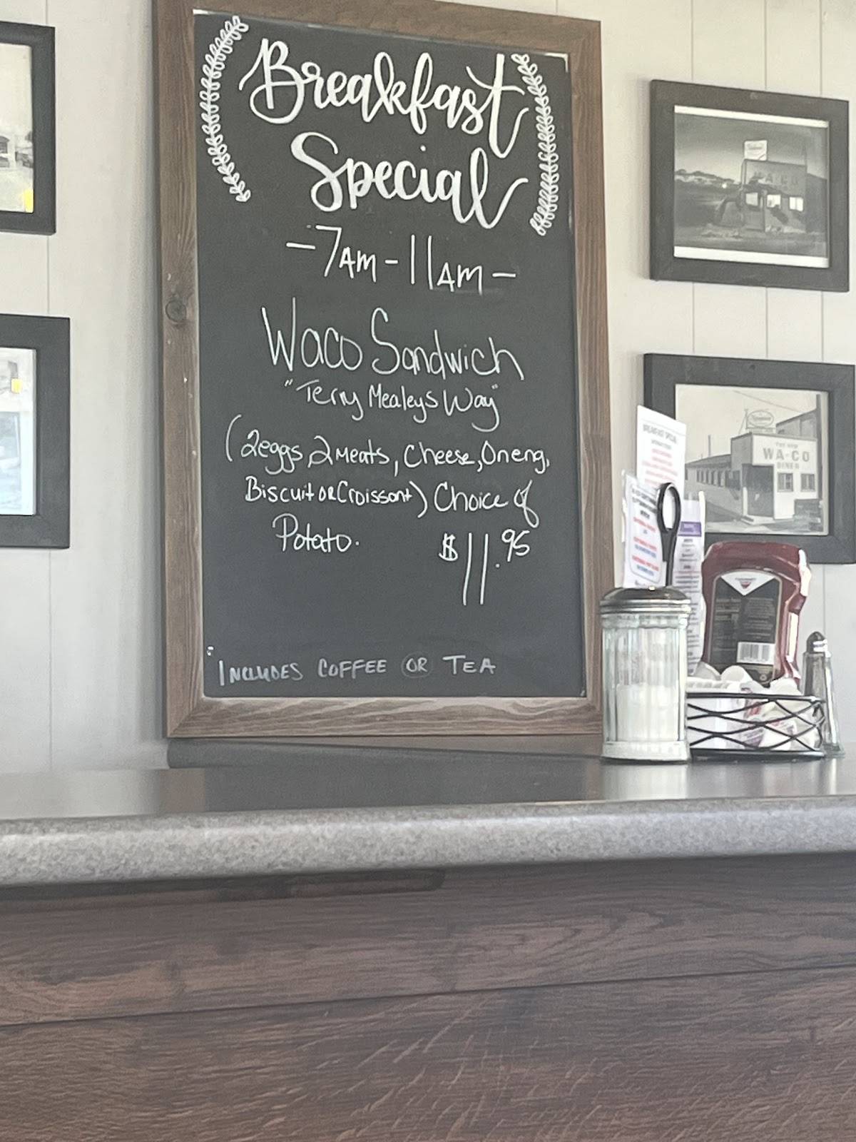 Menu at WaCo Diner restaurant, Eastport
