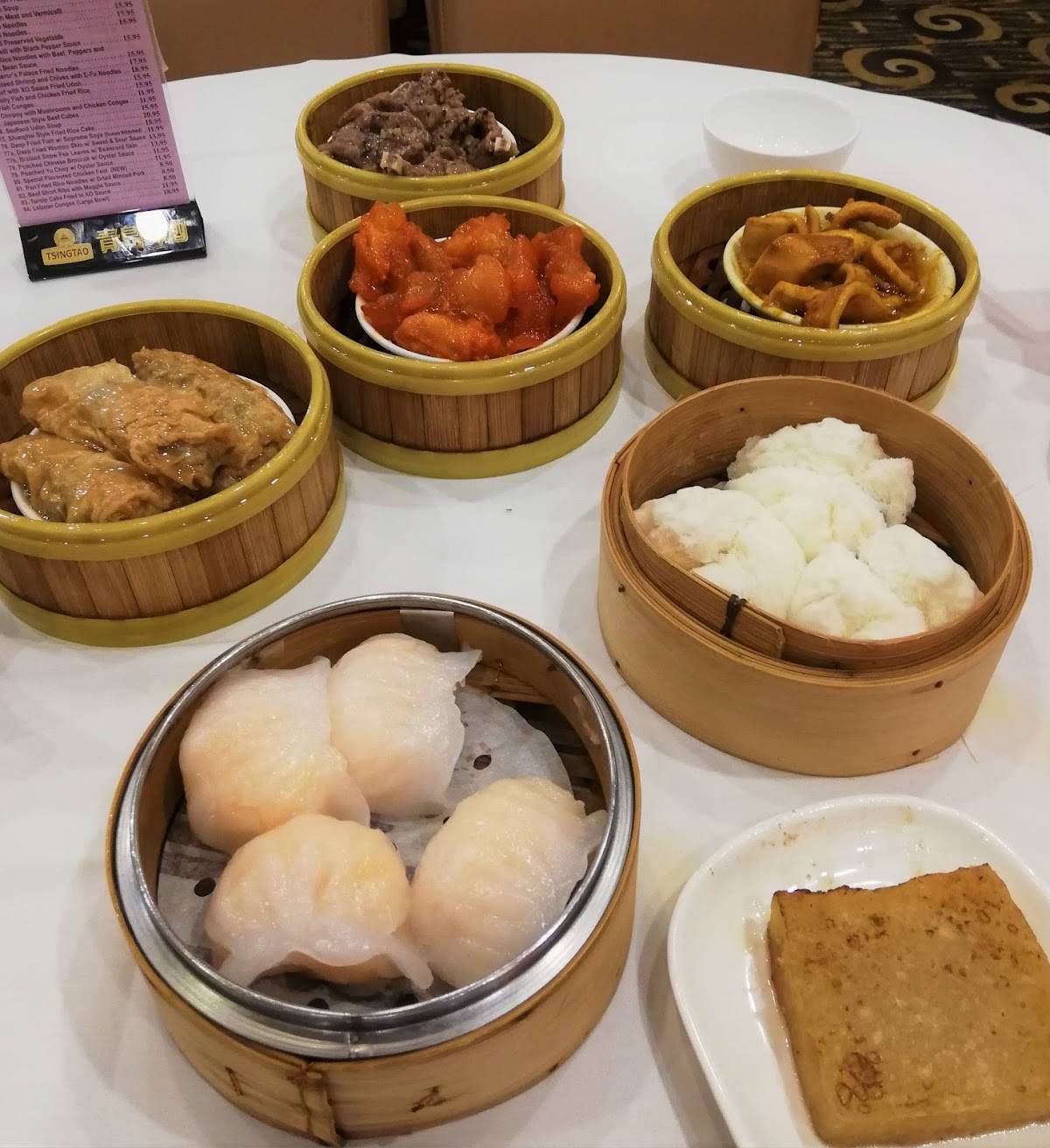 Menu at Emperor's Palace Chinese Cuisine restaurant, Edmonton