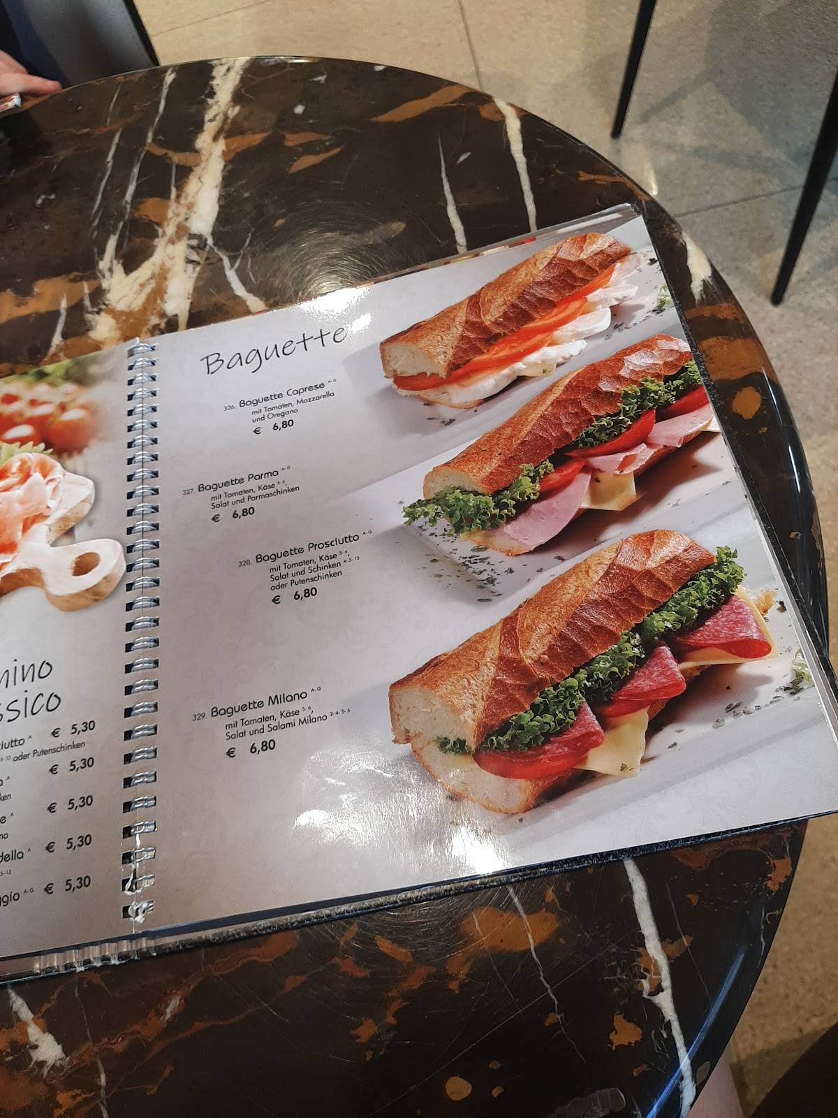 Speisekarte von EisCafe da Claudio, Fürth